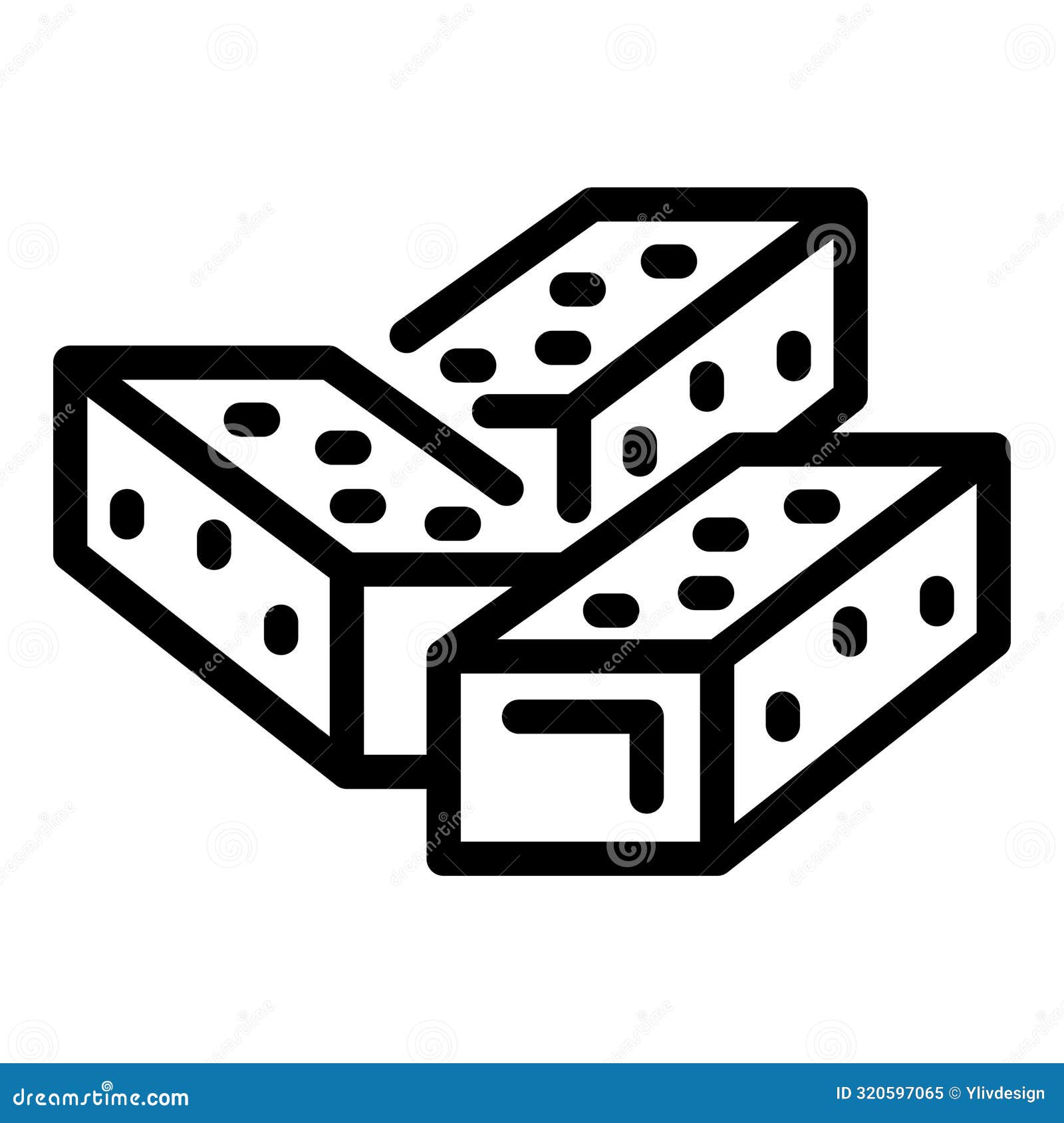 Yahtzee Icon Vector Sign And Symbol Isolated On White Background ...