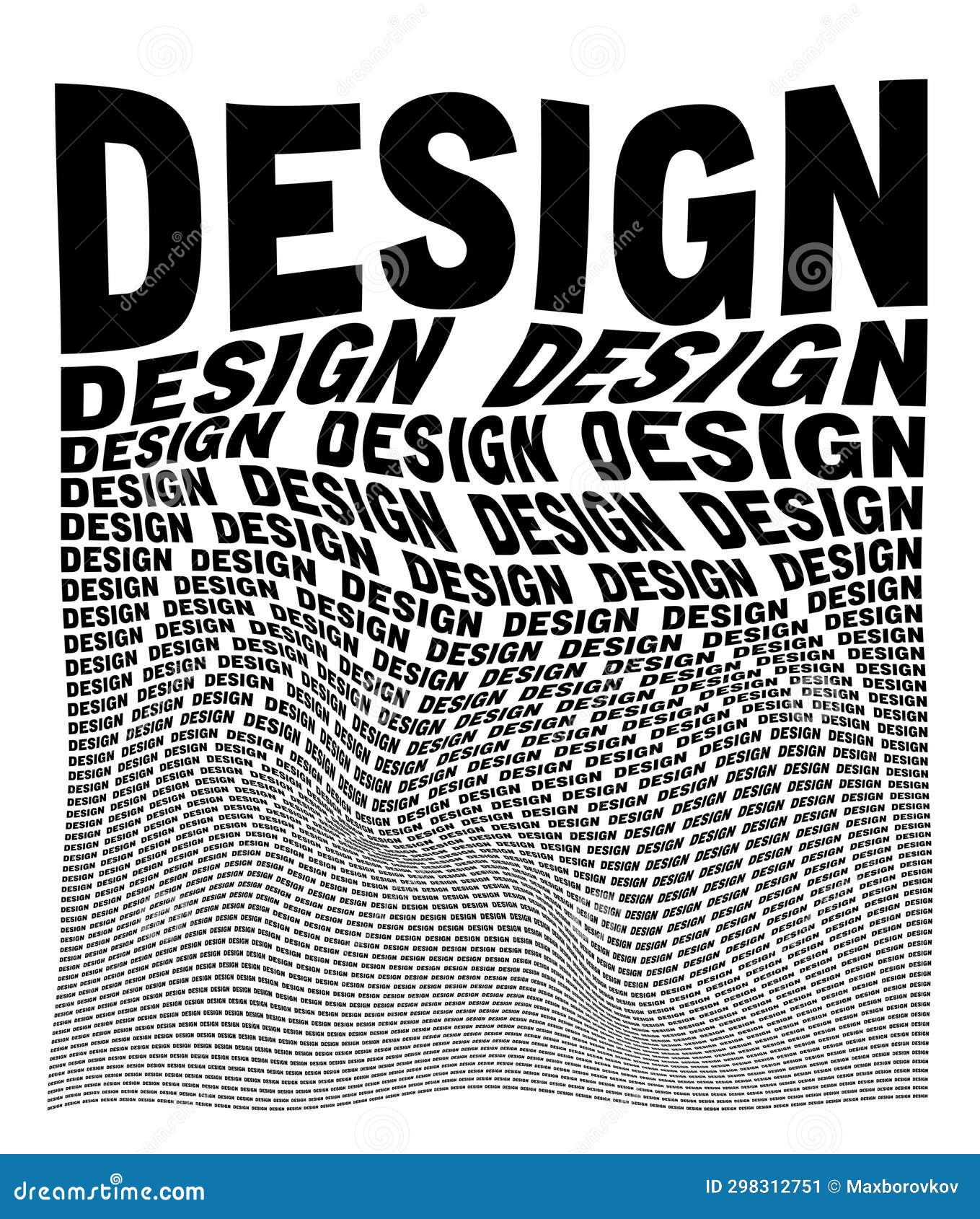 Black and White Distorted Background Composed of Design Decreasing ...