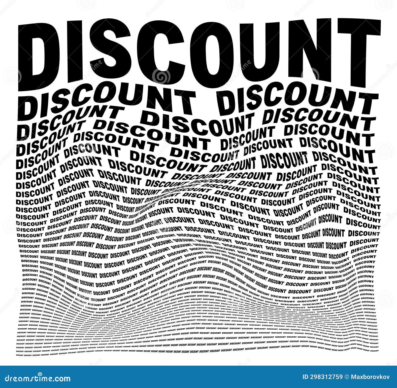 Black and White Distorted Background Composed of Discount Decreasing ...