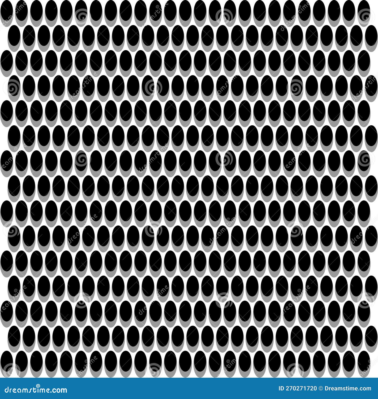 Black and White Dots Circles Pattern Vector Image Background Wallpaper ...