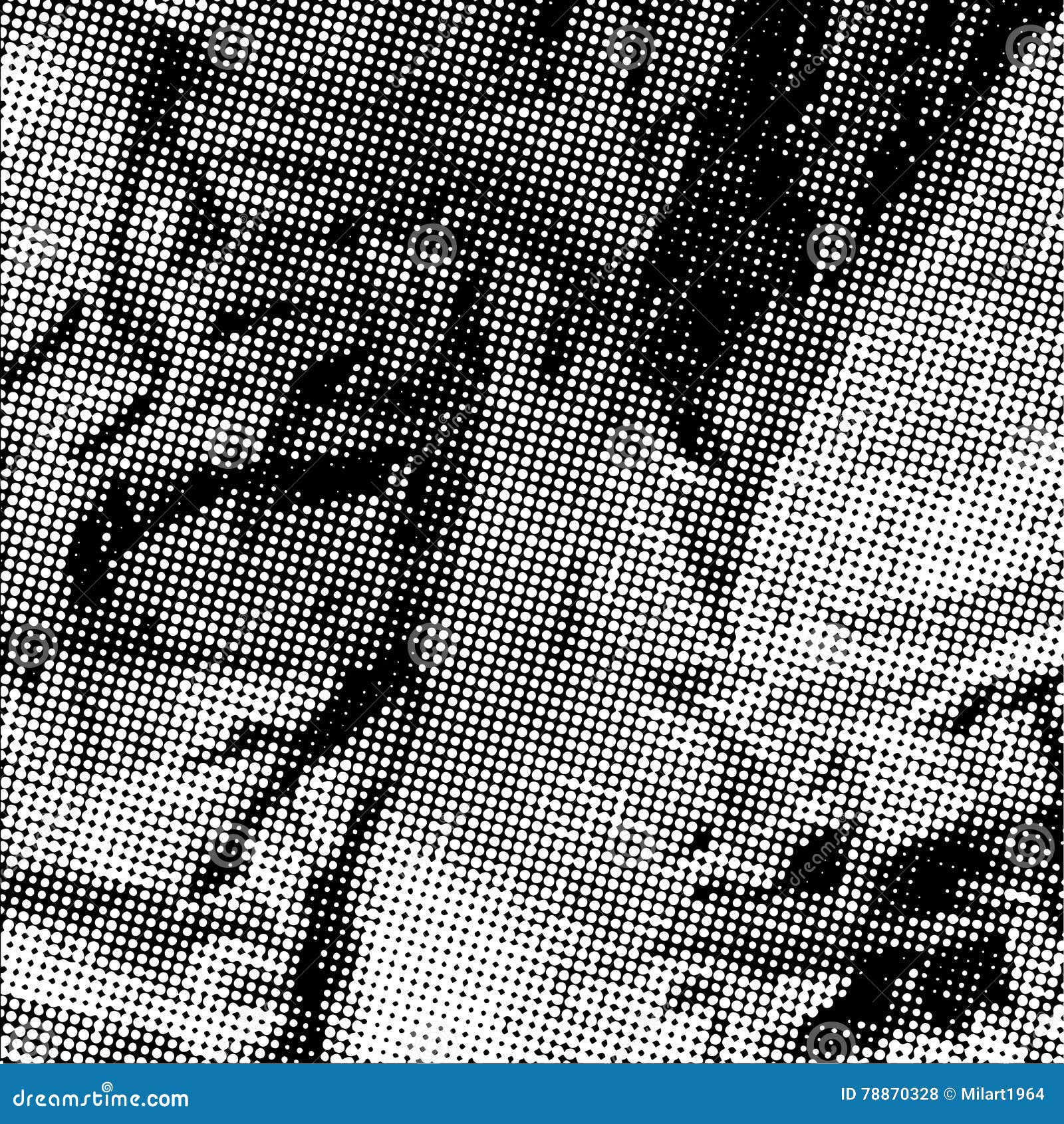 Black and White Dotted Background. Stock Illustration - Illustration of ...