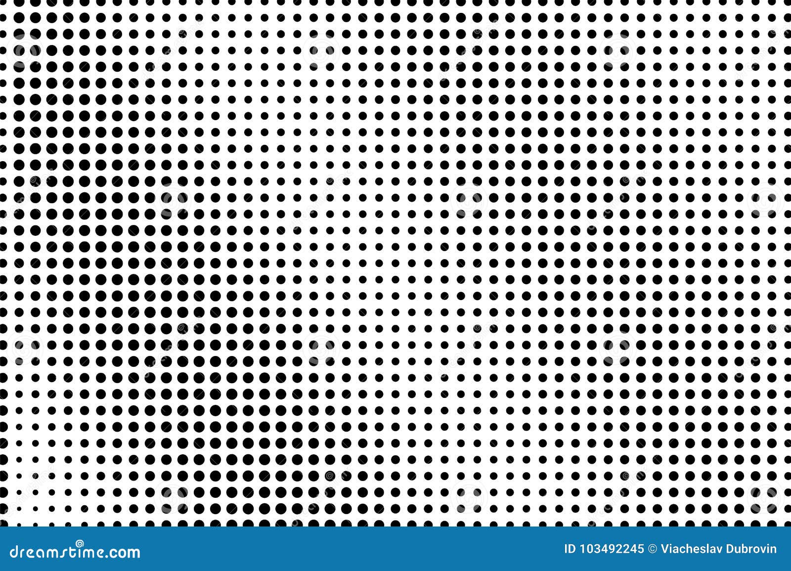 Black and White Dotted Halftone Background. Regular Halftone Pattern ...