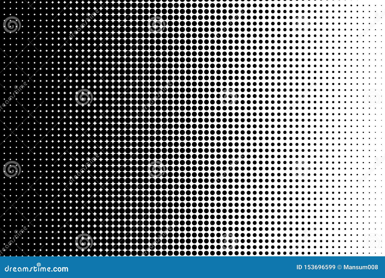 Black and White Dotted Pattern Background Stock Illustration ...