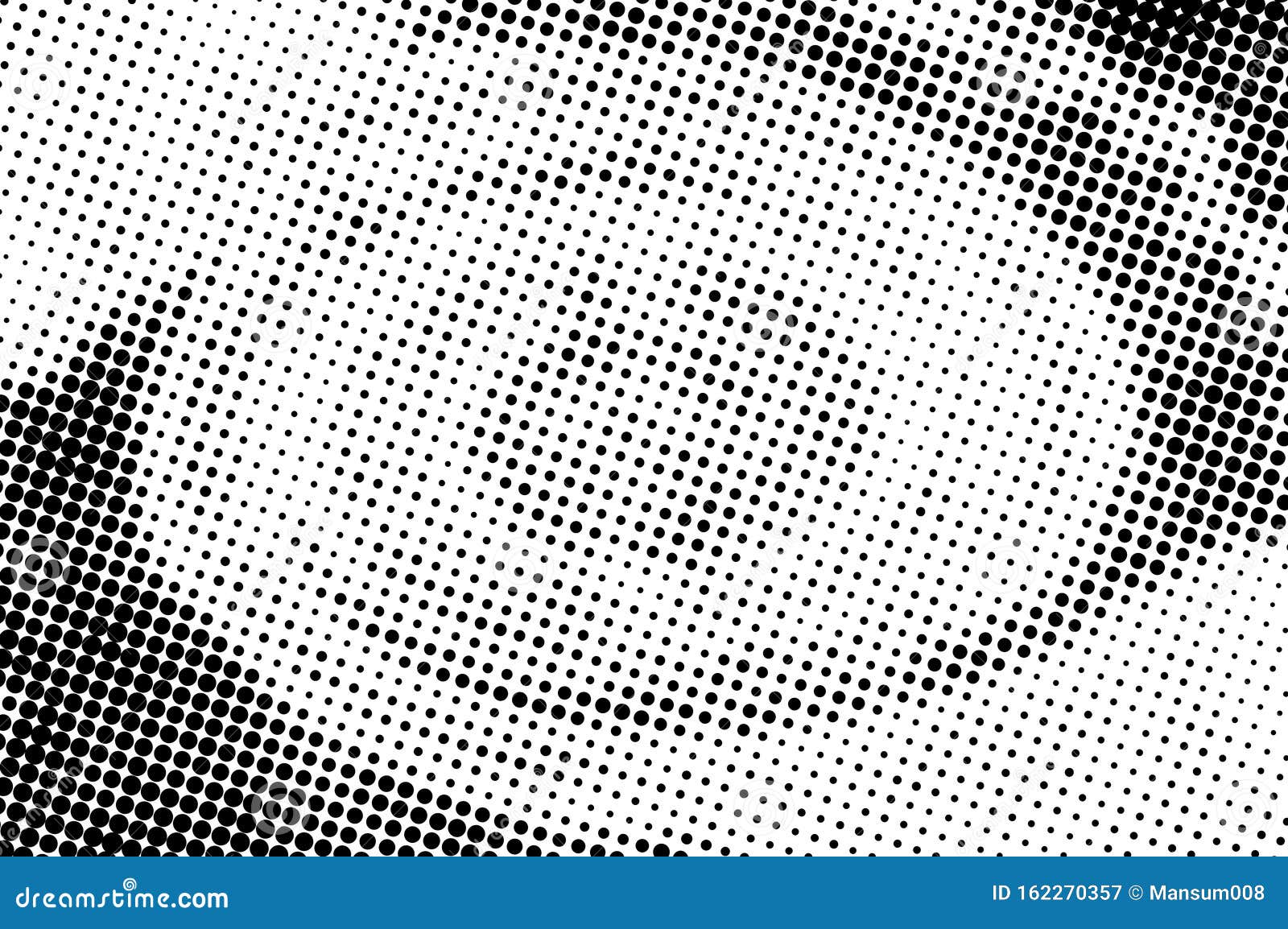 Black and White Dotted Pattern Background Stock Illustration ...