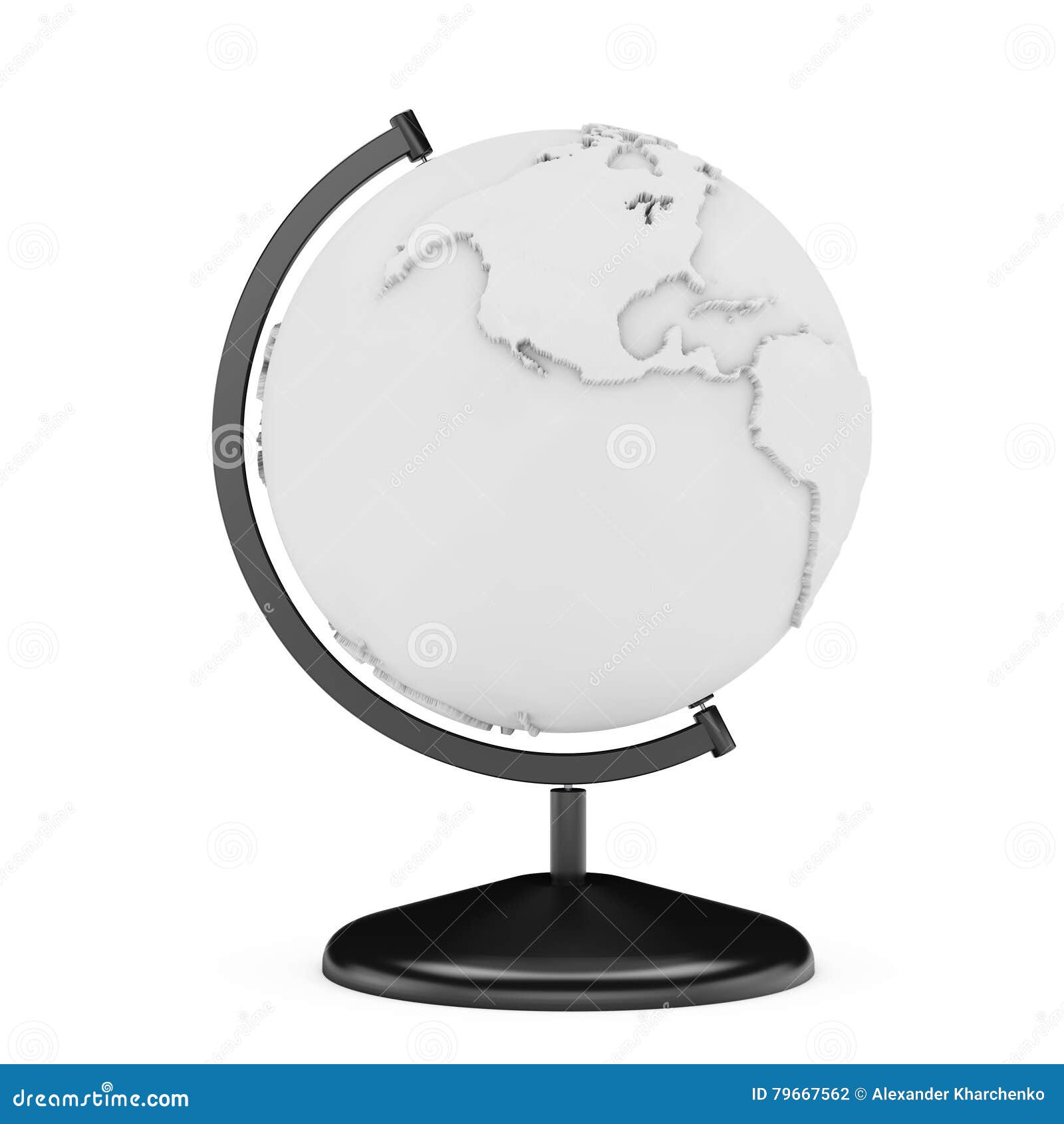 Globe With Stand Flat Color Icons With Quadrant Frames Cartoon Vector ...