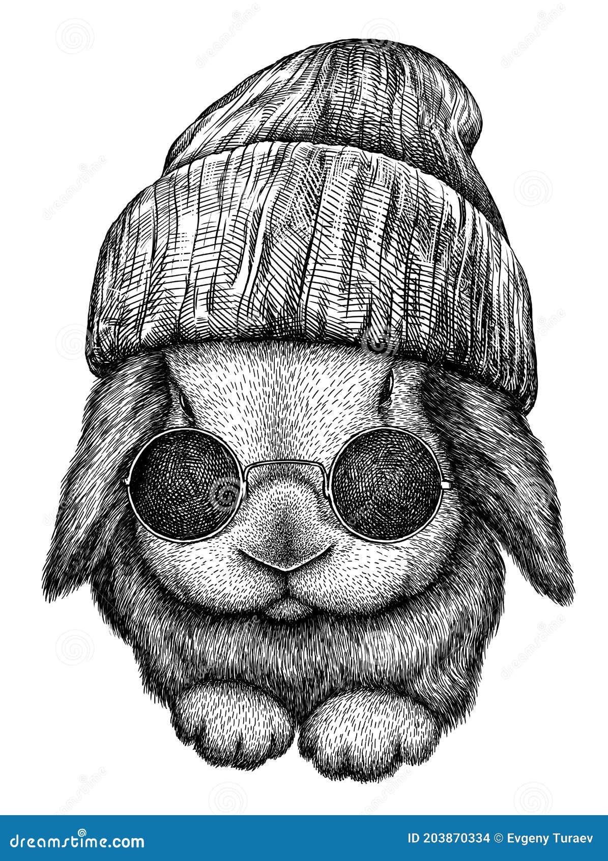 Isolated Sic Rabbit Cartoon Avatar Vector | CartoonDealer.com #243875370