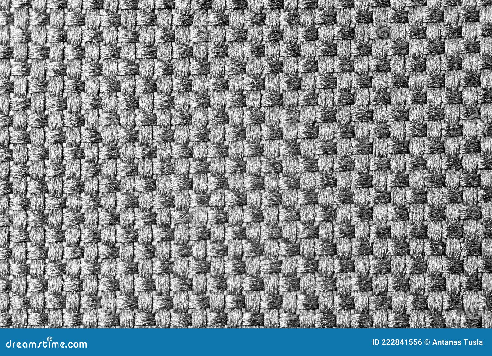 Black and White Fabric Texture Background Stock Photo - Image of ...