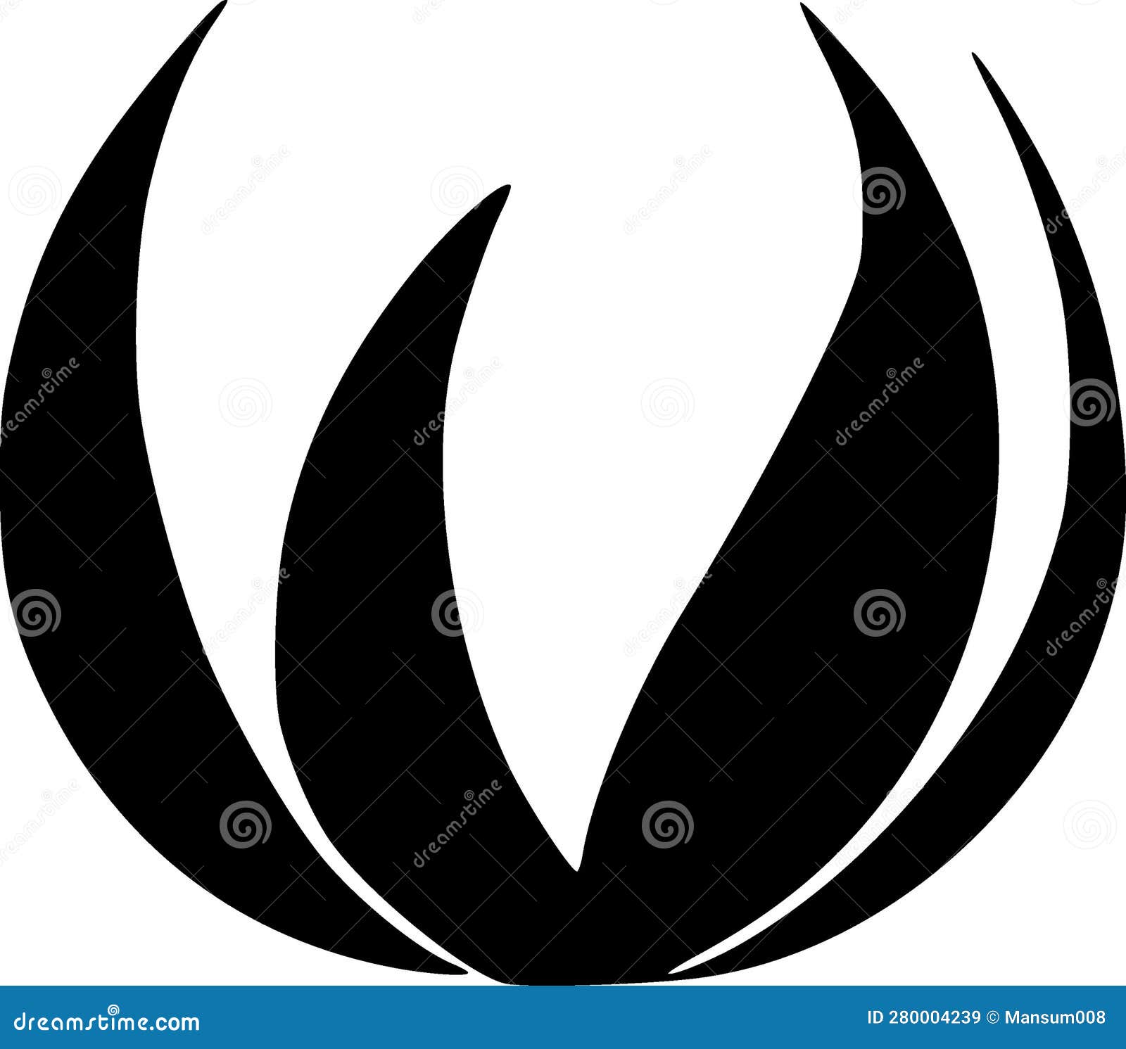 Black and White of Fire Icon Shape Stock Illustration - Illustration of ...