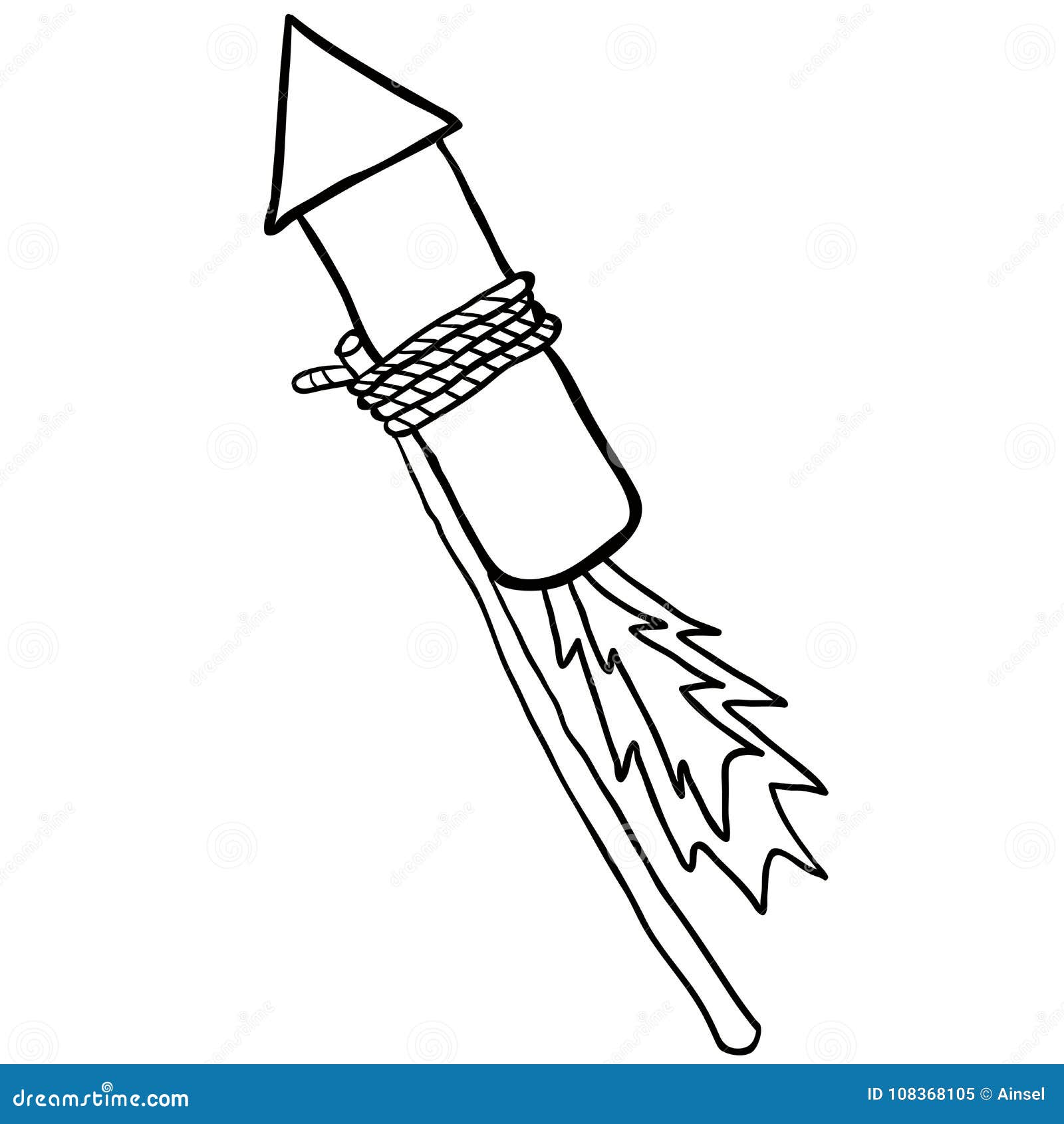 Black and White Firework Rocket Stock Illustration - Illustration of ... Black and White Firework Rocket Stock Illustration - Illustration of ...