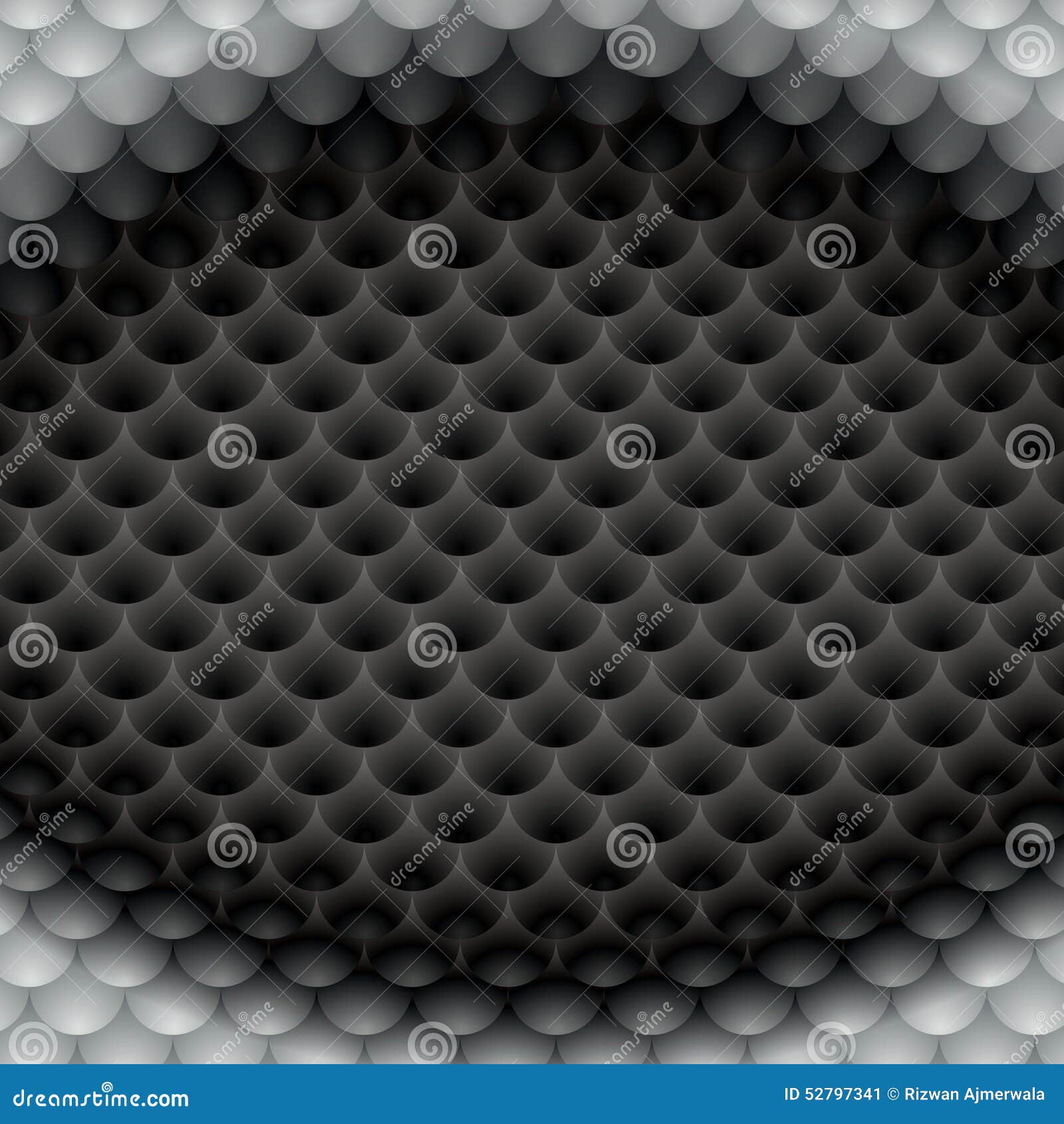 Fish Skin Seamless Pattern. Mermaid Scale Background. Blue Fishscale ...