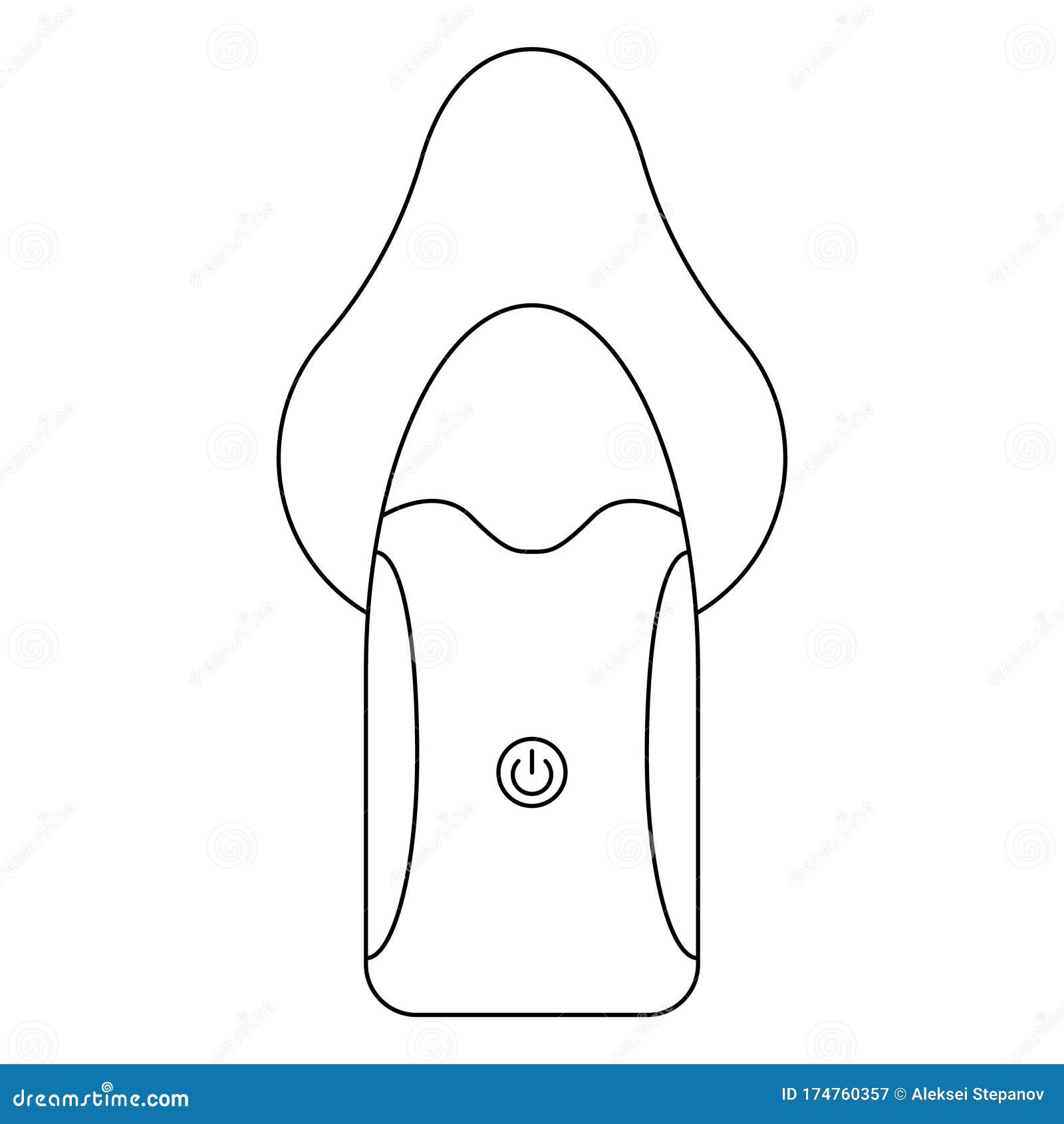 Black and White Flat Vector Icon of Medical Inhalation Stock ...