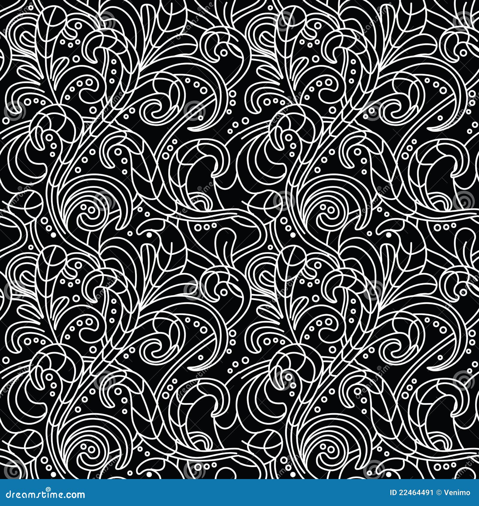 Black Pattern Rococo White Stock Illustrations – 4,633 Black Pattern ...