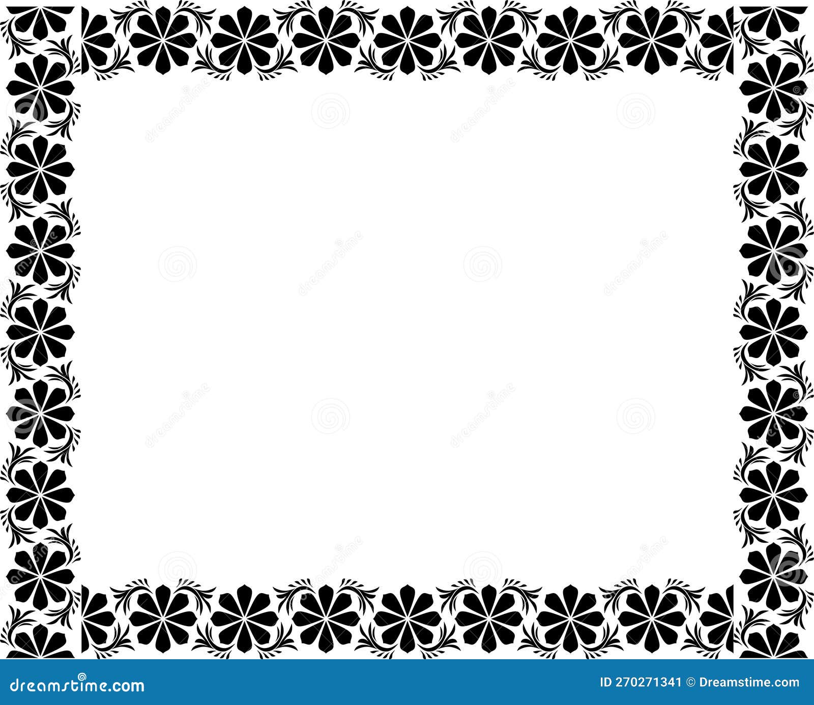 Black And White Flower Wallpaper Borders