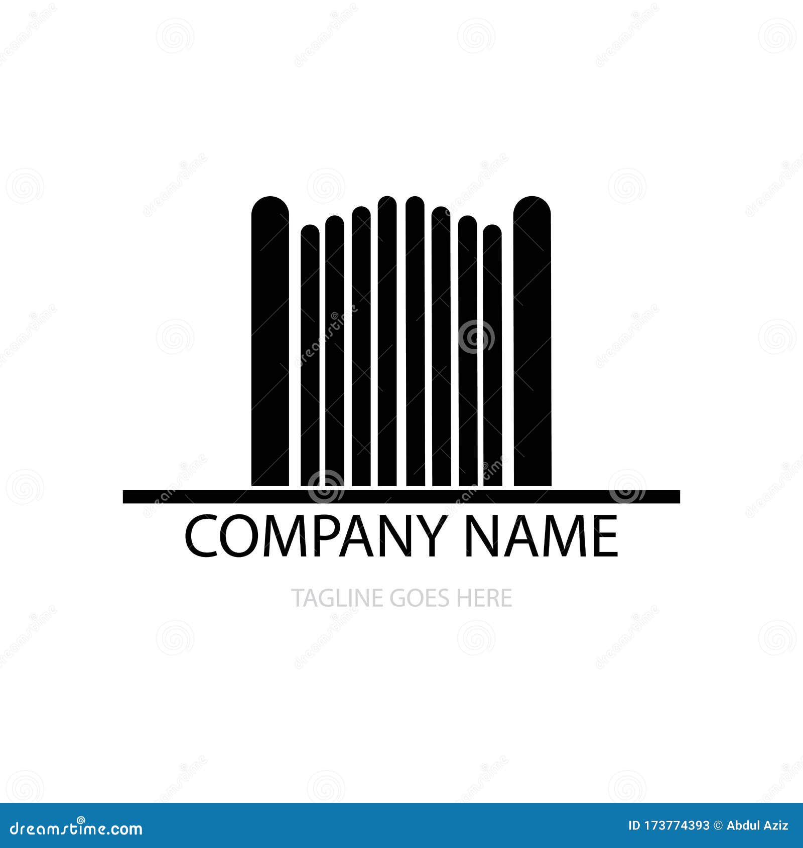Black gate logo vector stock vector. Illustration of graphic - 173774393