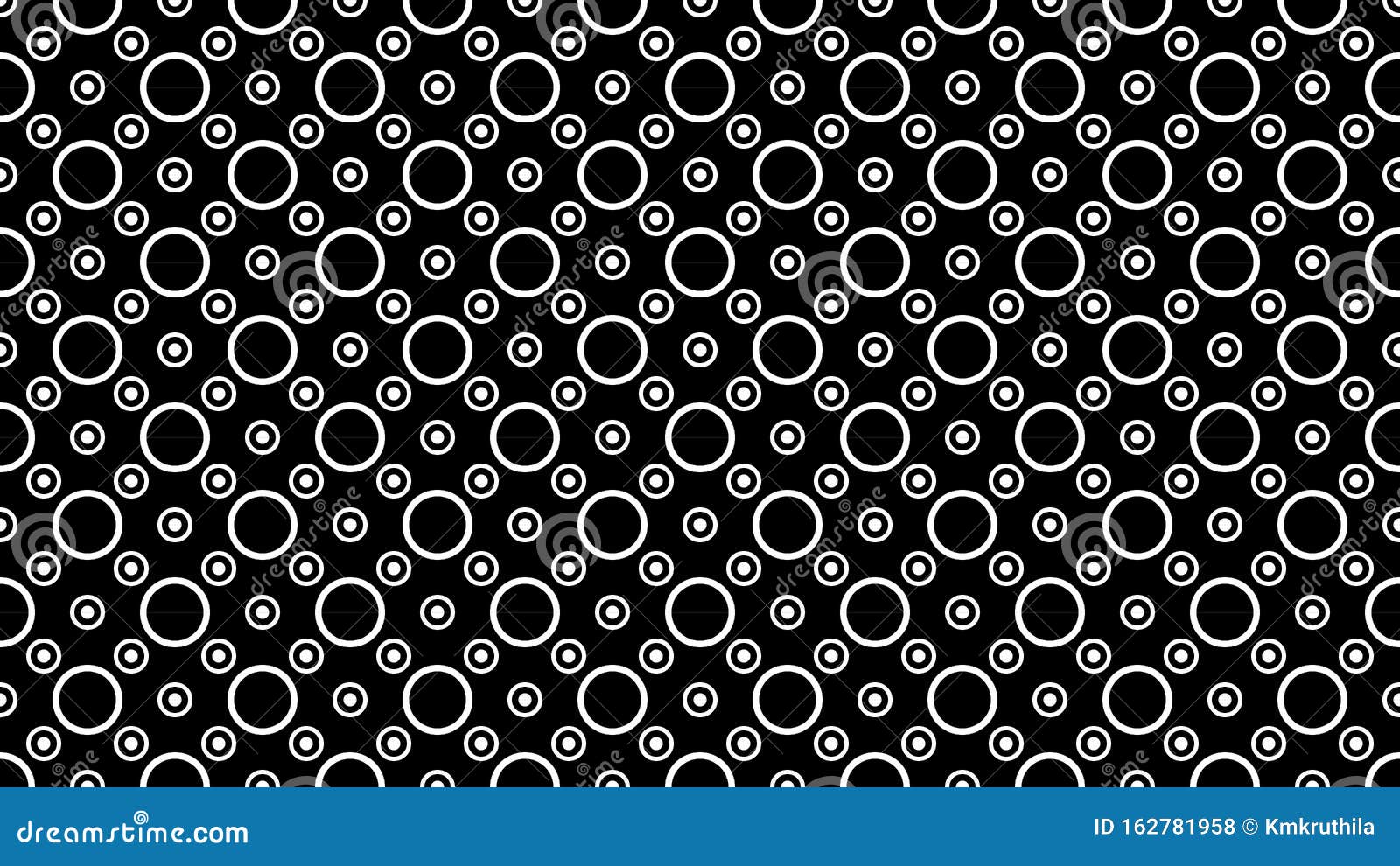 Black and White Geometric Circle Pattern Background Stock Vector - Illustration of pattern ...