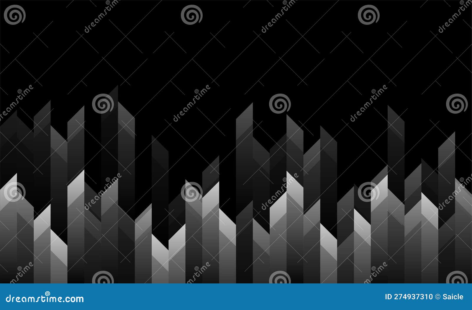 Black White Geometric Tech Abstract Background Stock Vector ...