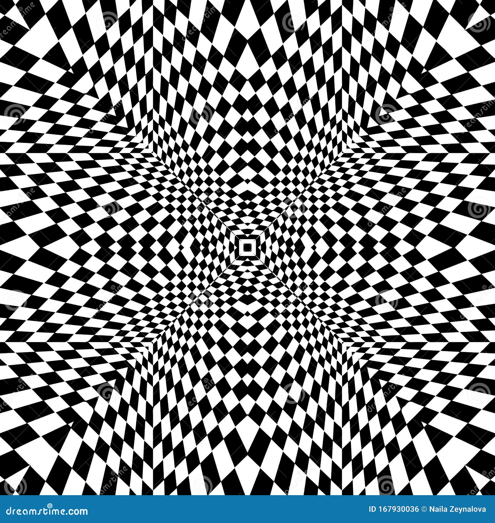 Black and White Geometric Vector Seamless Pattern. Checkered Plaid ...