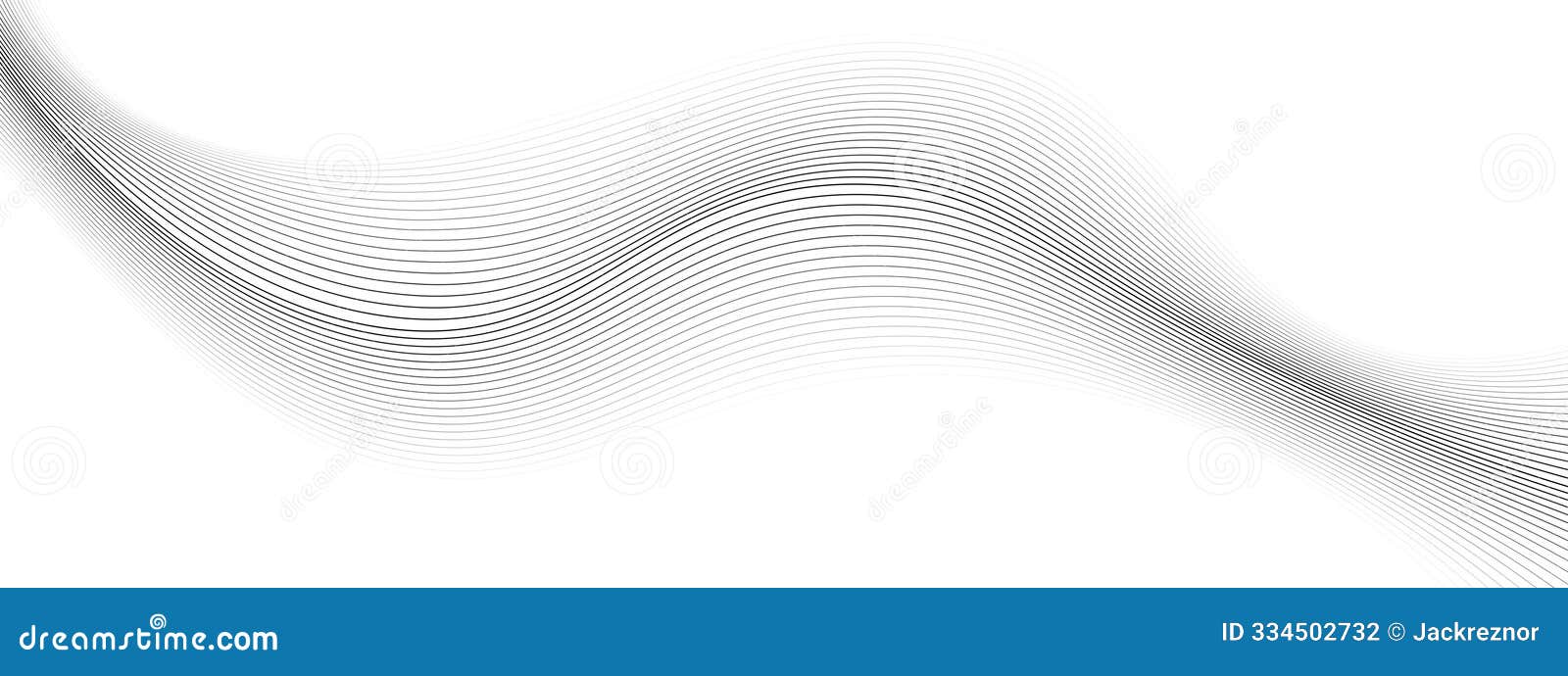 Black and White Gradient Wavy Stripes Background Stock Vector ...