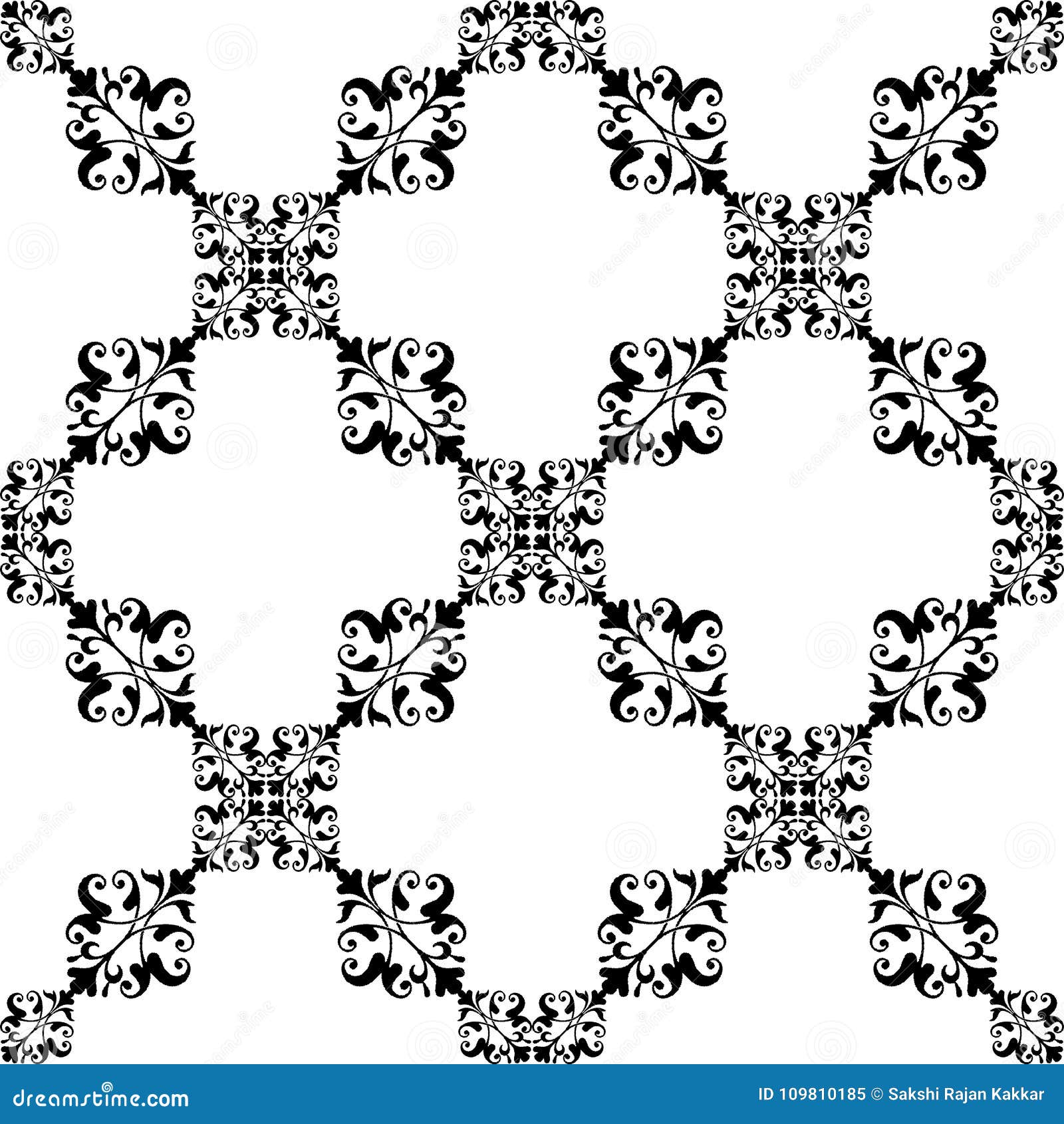 Black and White Repeat Pattern and Vector Image Stock Vector ...