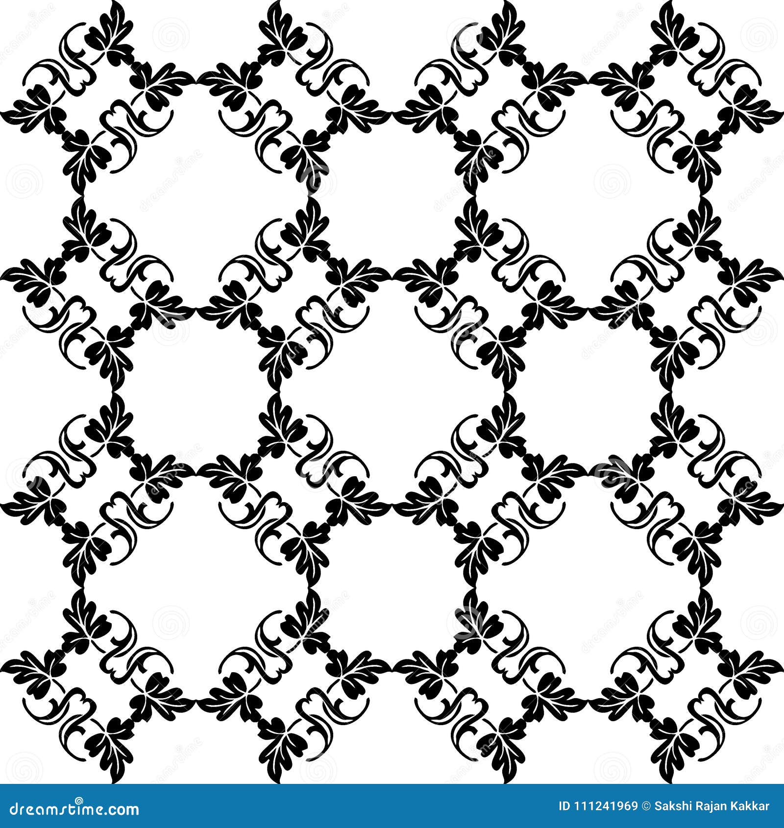 Black and White Repeat Pattern and Vector Image Stock Vector ...