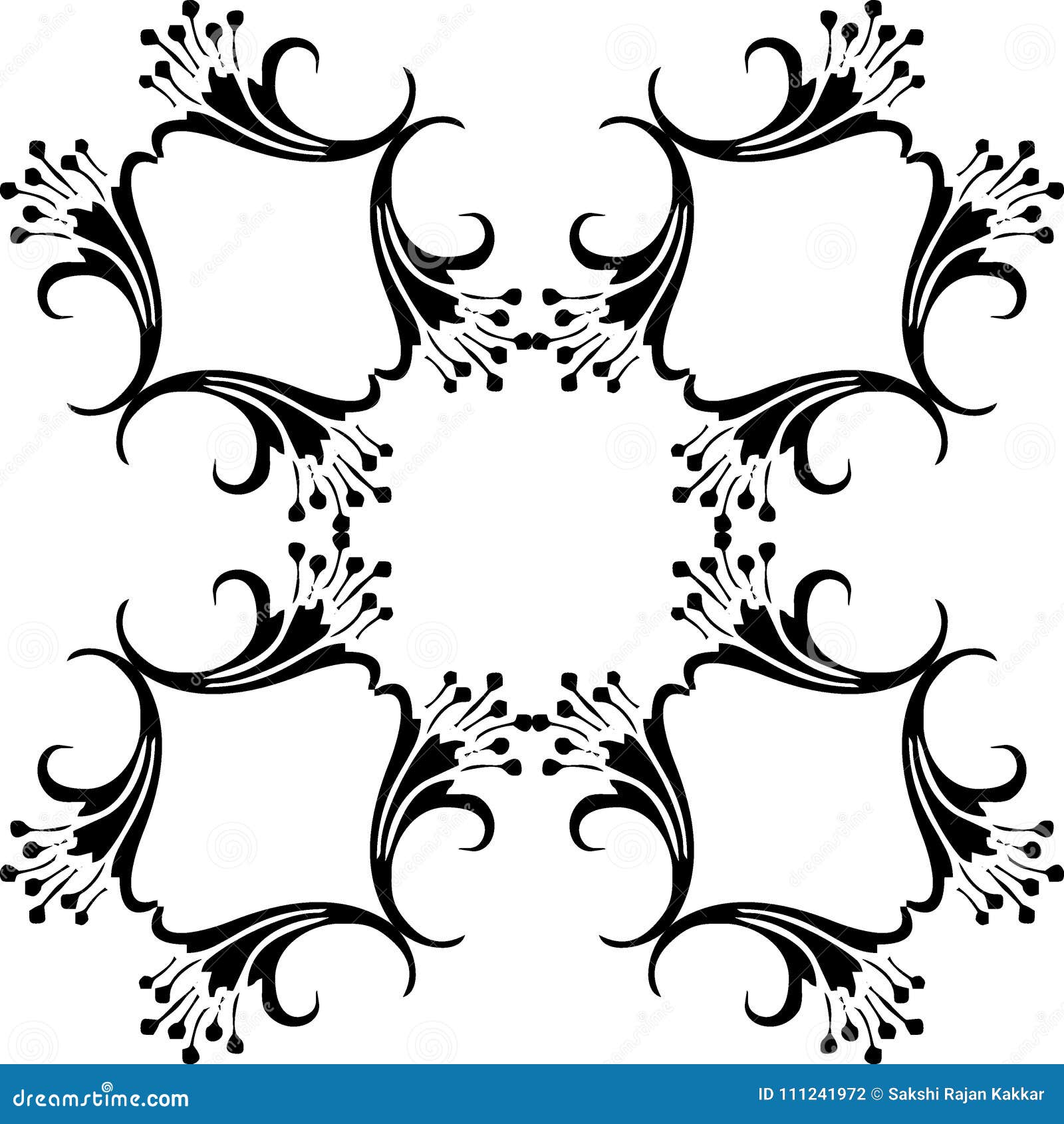Black and White Repeat Pattern and Vector Image Stock Vector ...