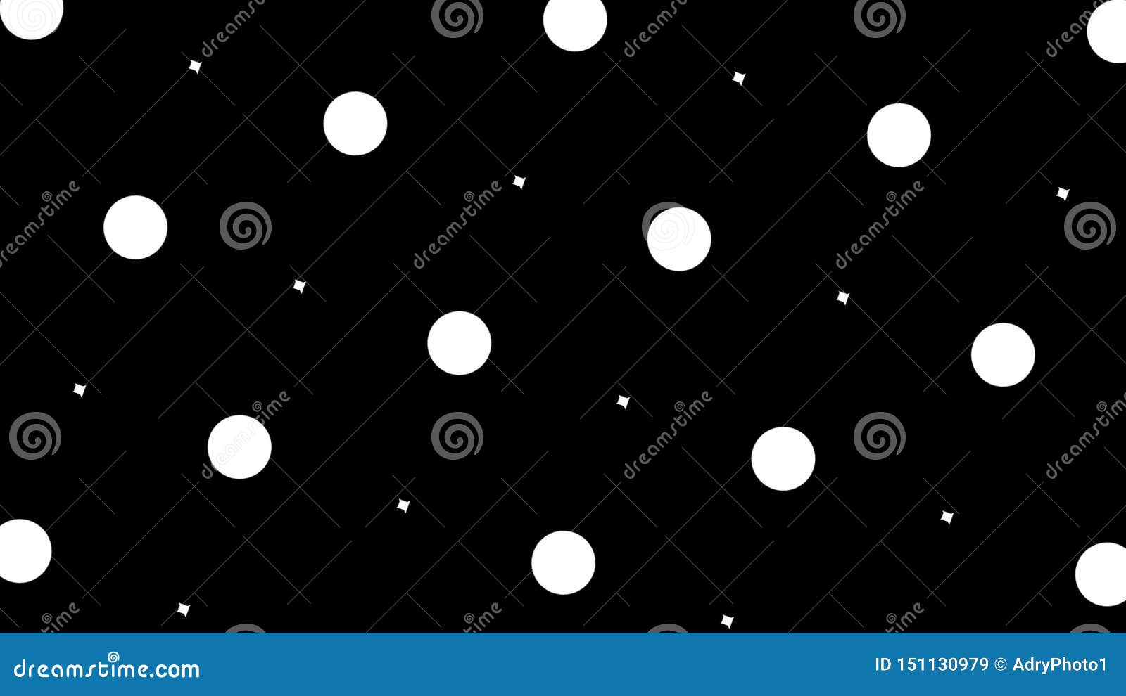 Black and White Graphic Pattern with Geometric Figures, Which Rotates ...