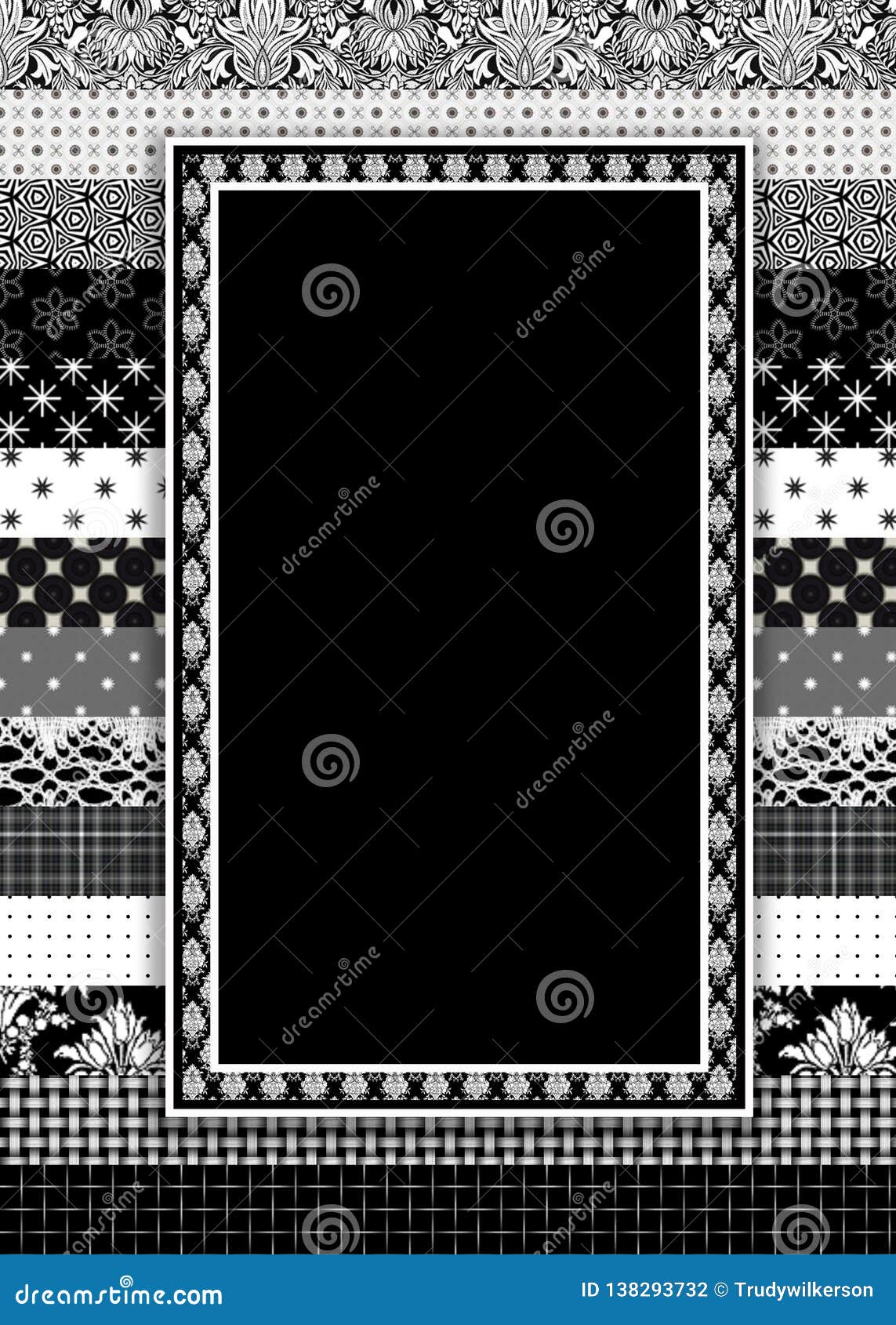 Black And White Border Designs Patterns