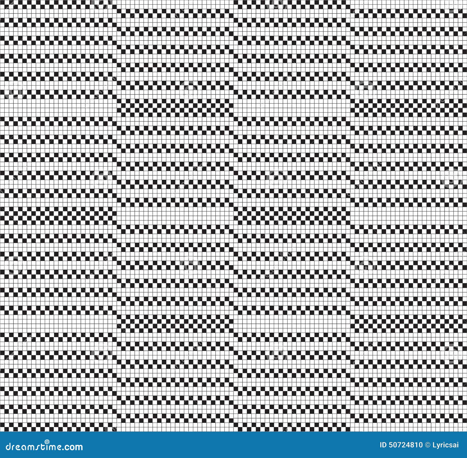 Black white grid pattern stock vector. Illustration of diner - 50724810