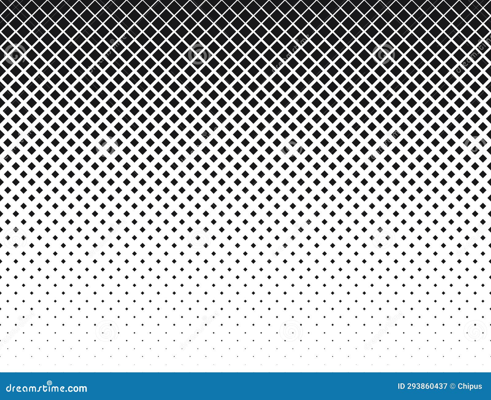 Black and White Halftone Rhomboid Pattern. Stock Vector - Illustration ...