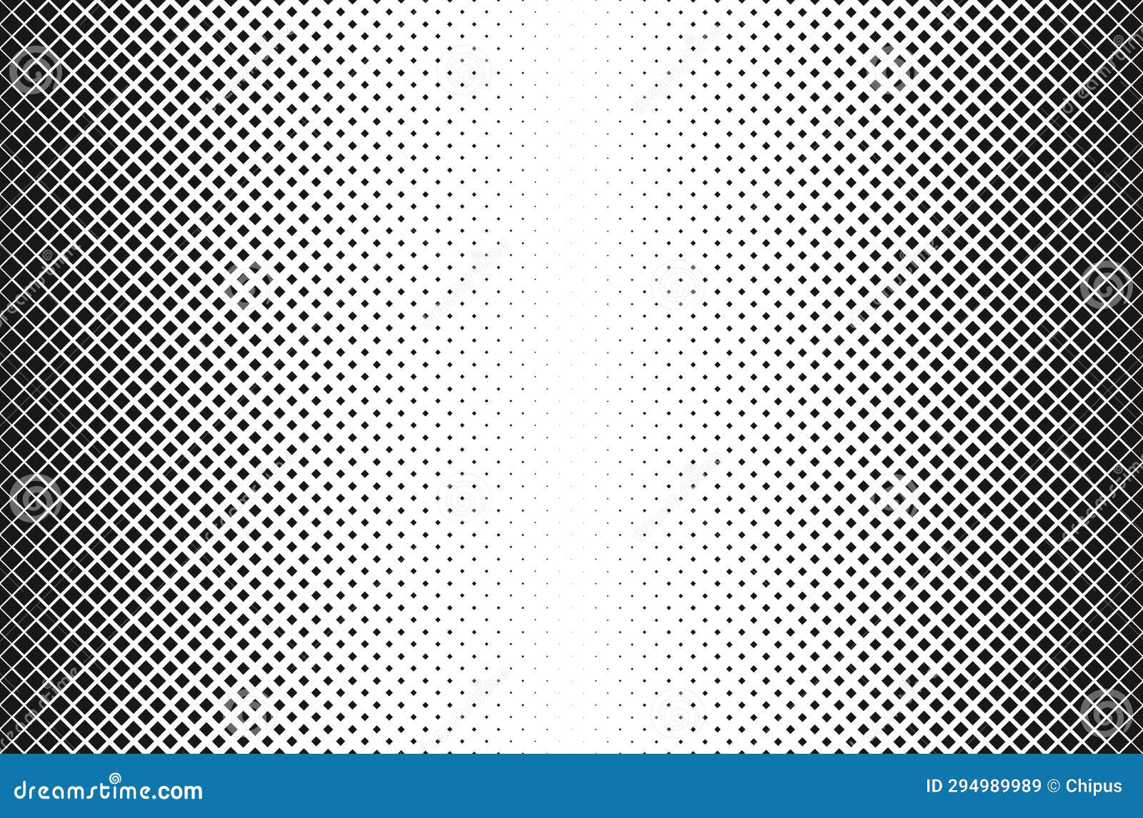 Black and White Halftone Rhomboid Pattern. Stock Vector - Illustration ...
