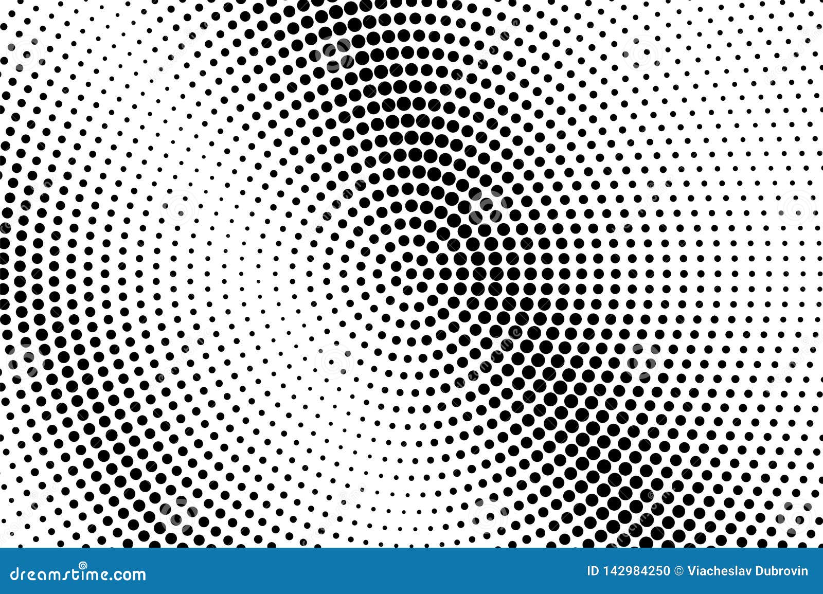 Black and White Halftone Vector Background. Grungy Dot Gradient. Rough ...