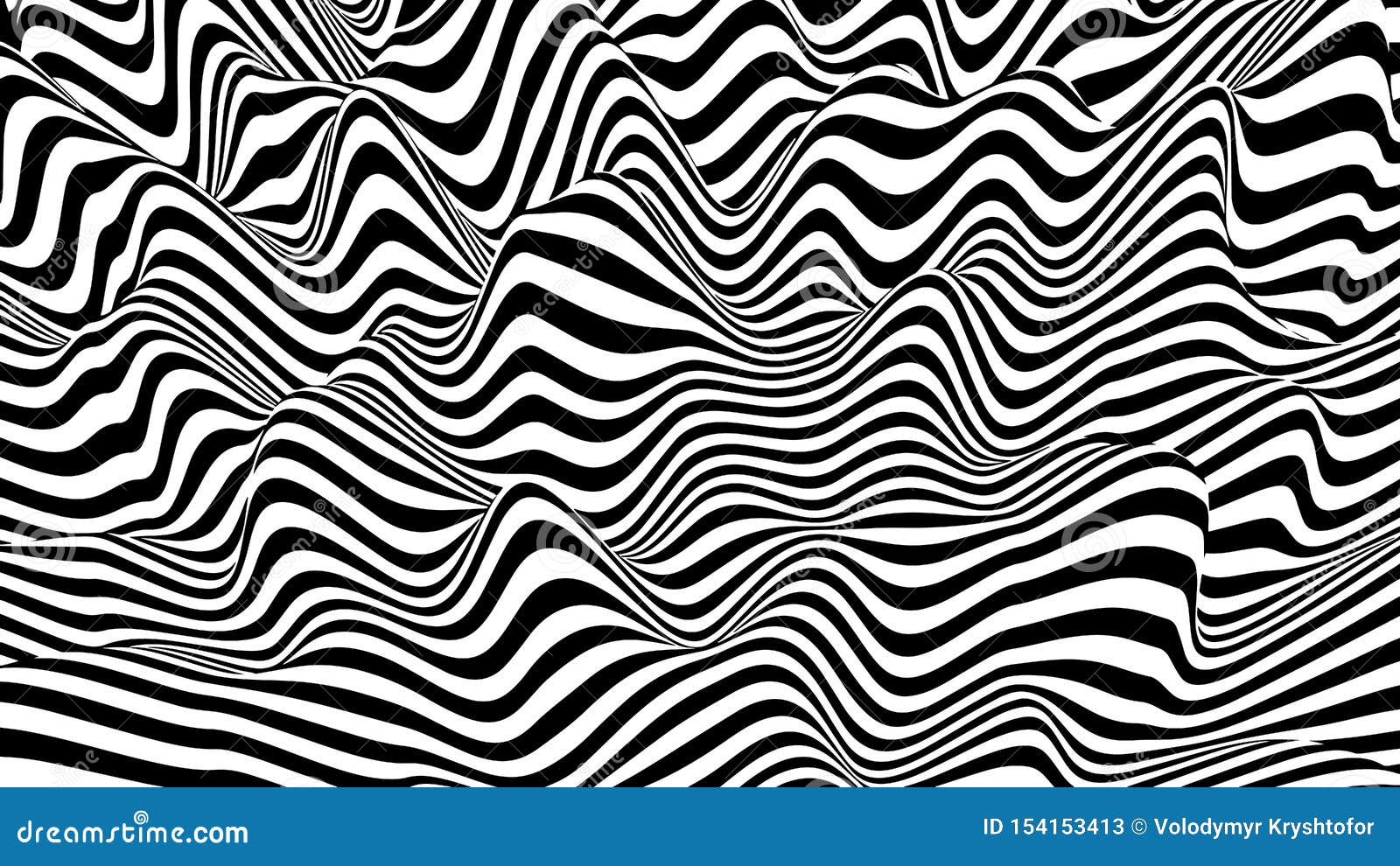 Hallucination. Optical Illusion. Twisted Illustration. Abstract ...