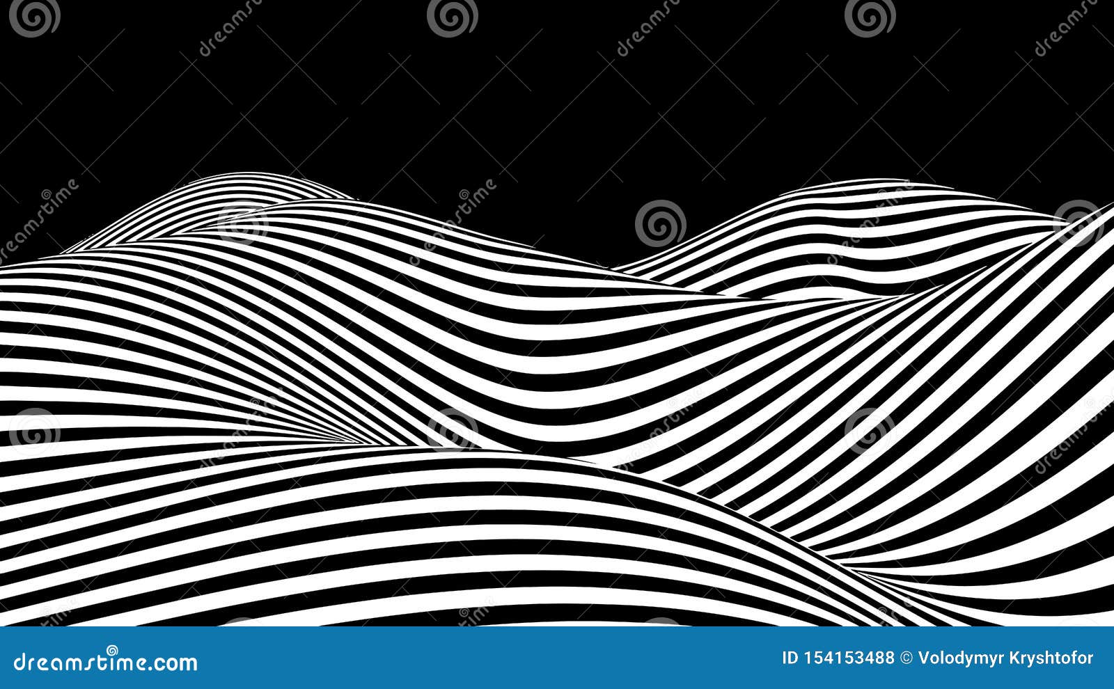 Hallucination. Optical Illusion. Twisted Illustration. Abstract ...