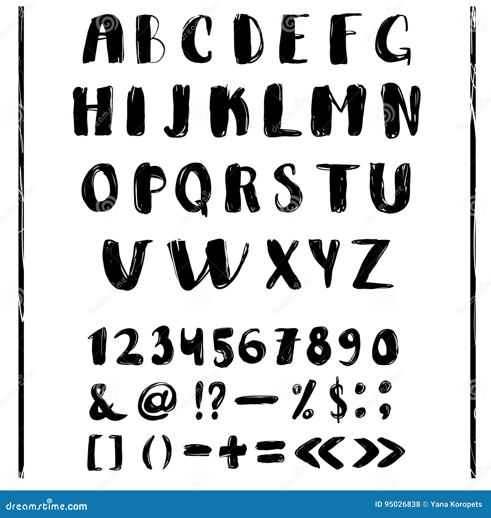 Creative Hand Lettering Alphabet