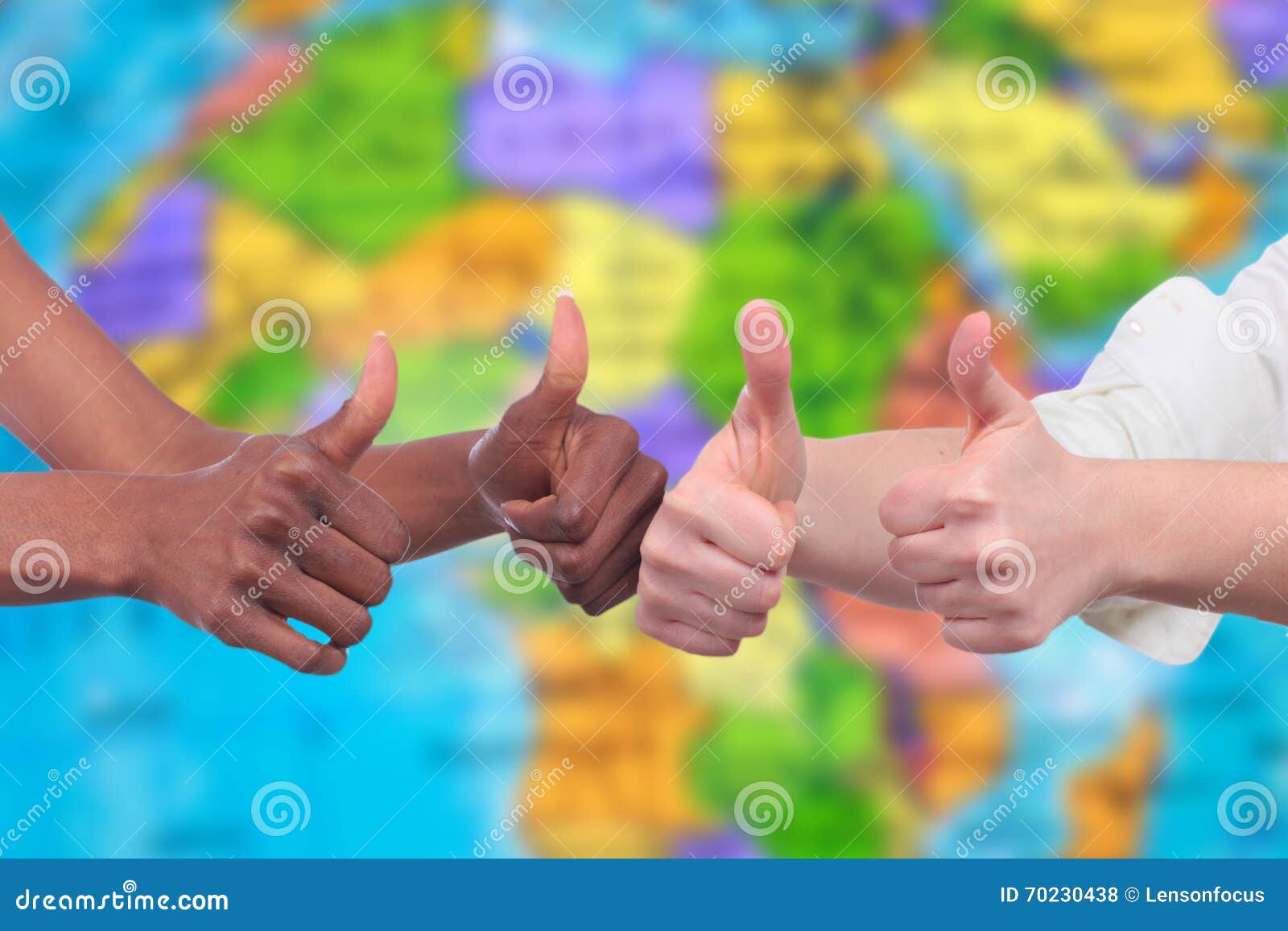 Black and White Hands with Thumbs Up Stock Photo - Image of women ...