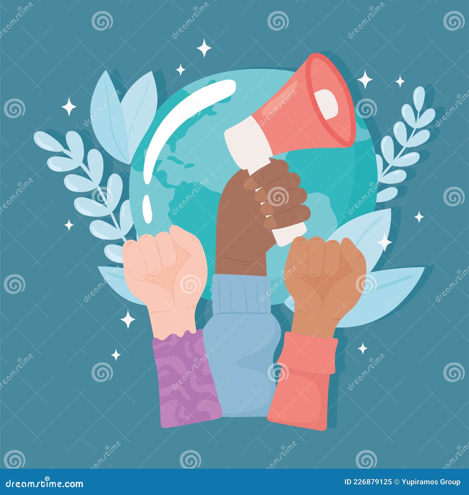 Against Racial Discrimination Stock Vector - Illustration of race ...