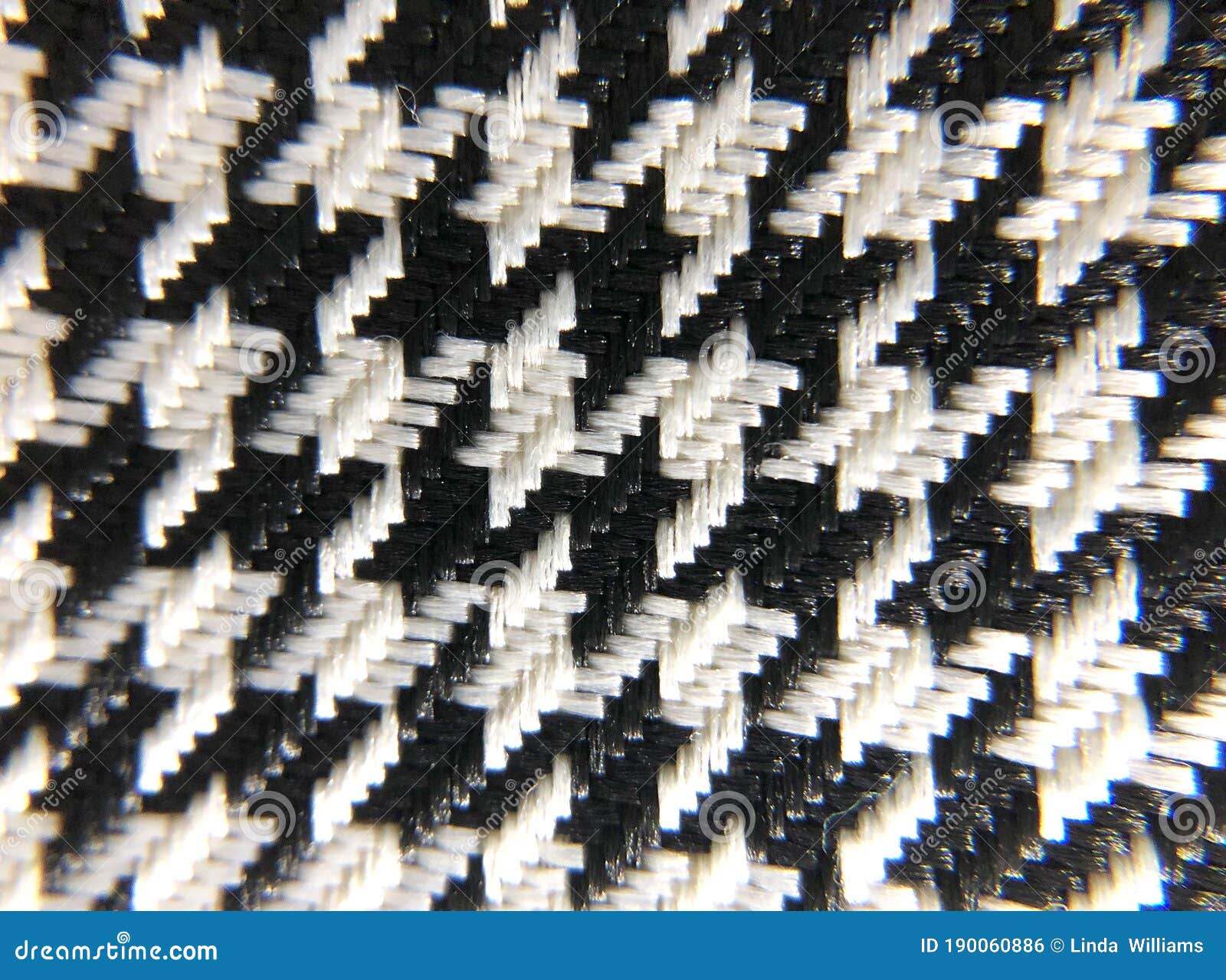 Black and White Houndstooth Pattern Background Stock Photo - Image of ...