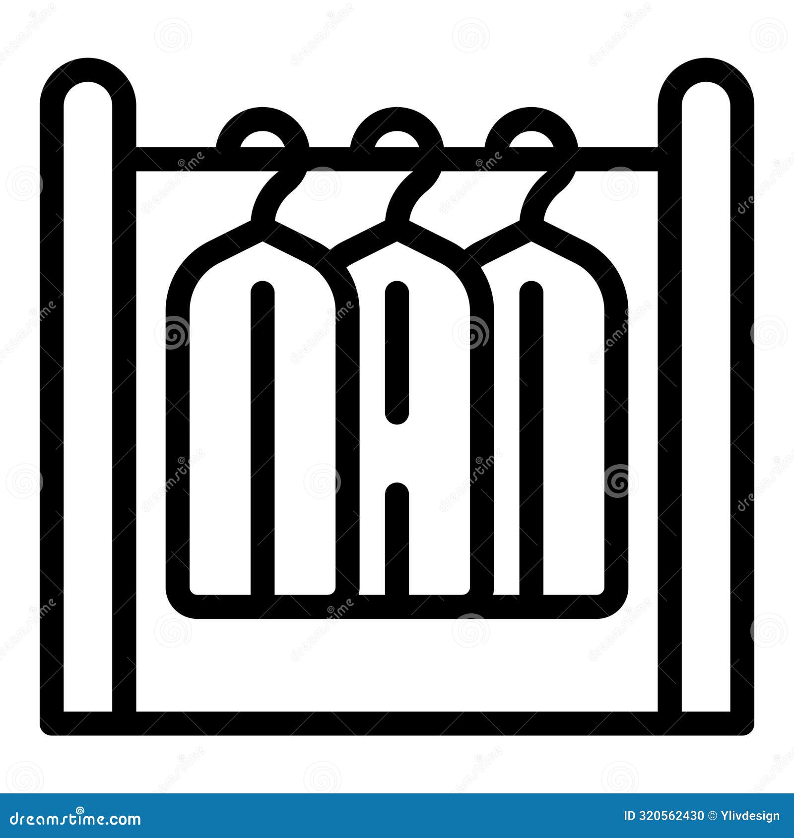 Black and White Icon of Gated Fence Design Stock Vector - Illustration ...