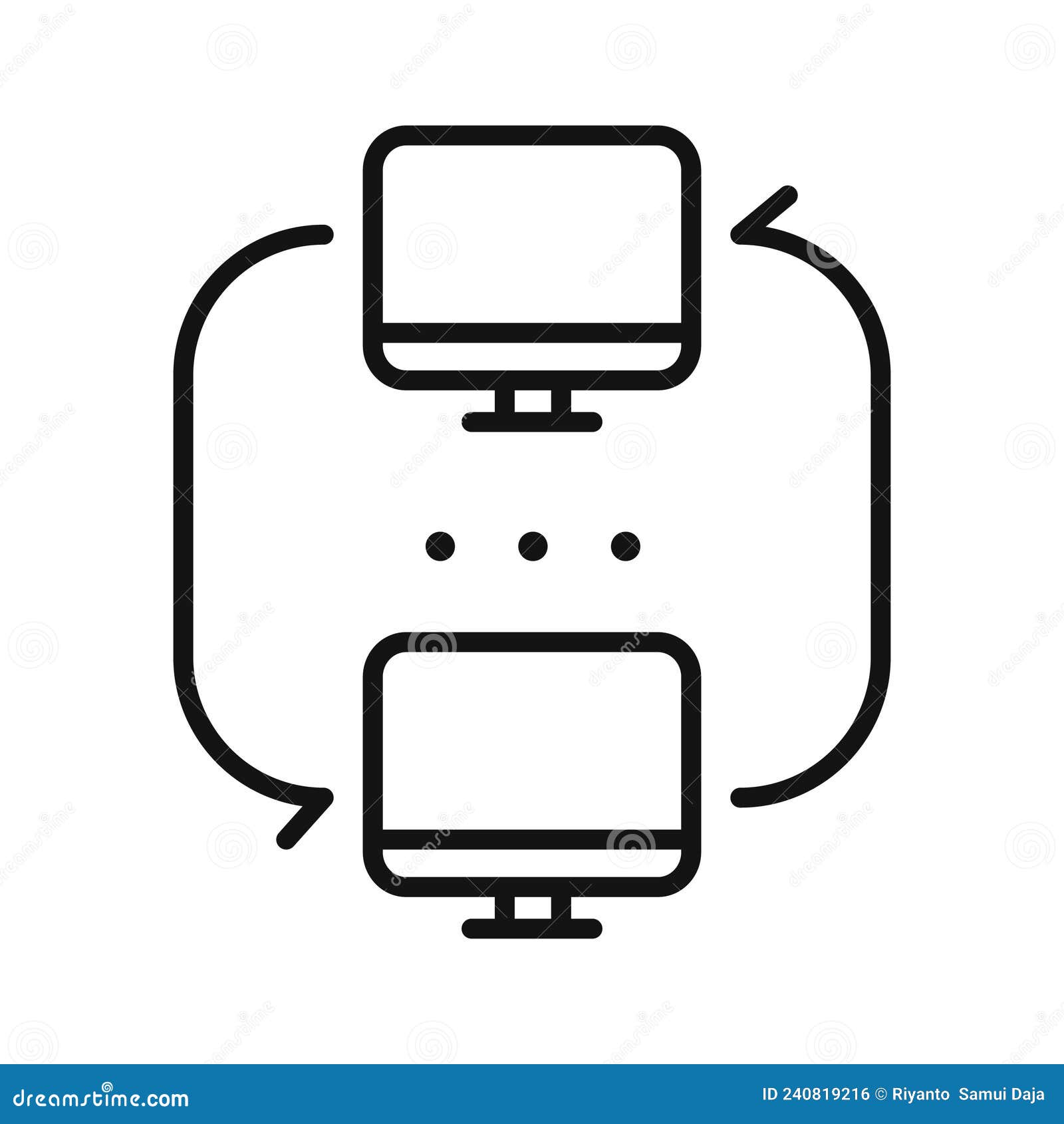 LAN Network Simple Icon Illustration Stock Vector - Illustration of ...
