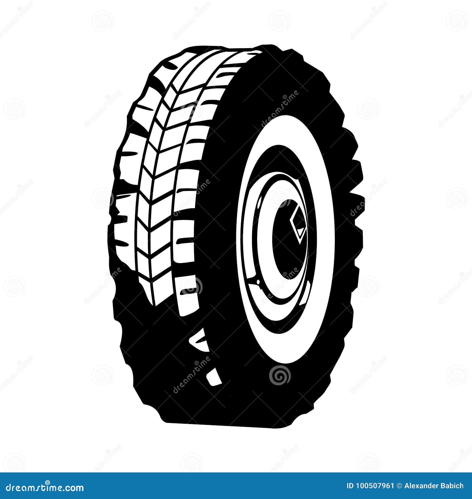 Illustration of wheel stock vector. Illustration of cartoon - 100507961