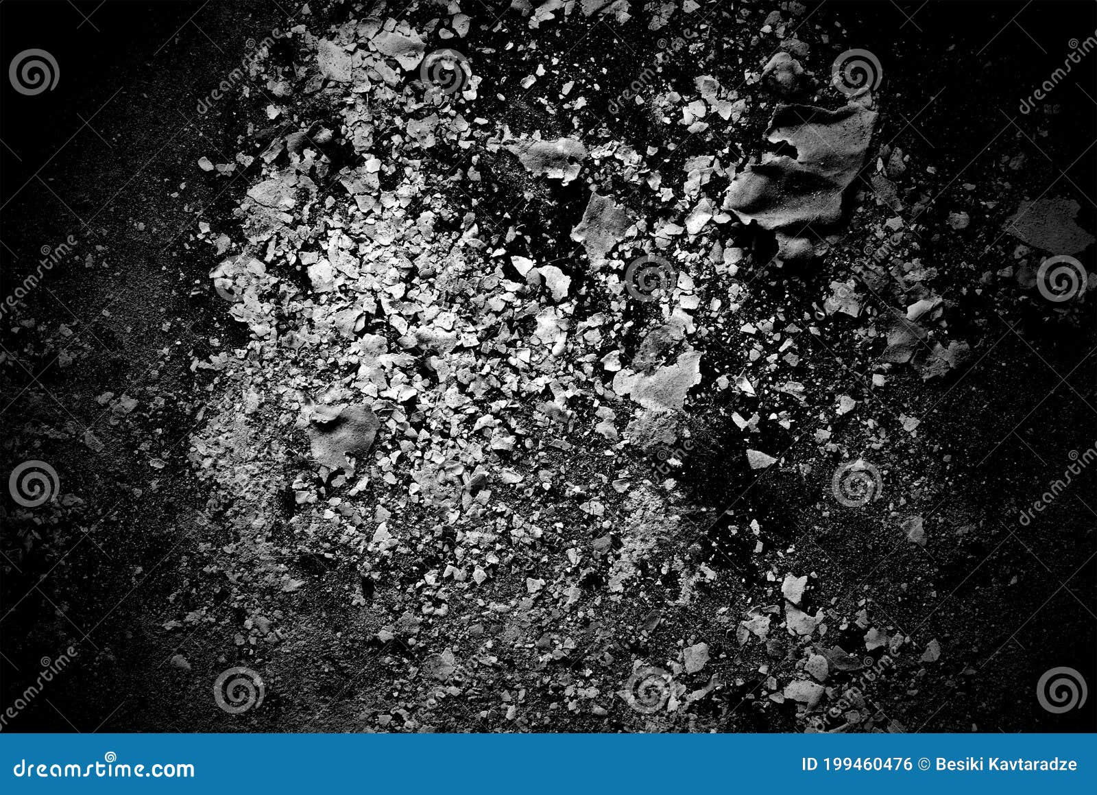 Abstract Black and White Background. Paper Ash Texture Stock Photo ...