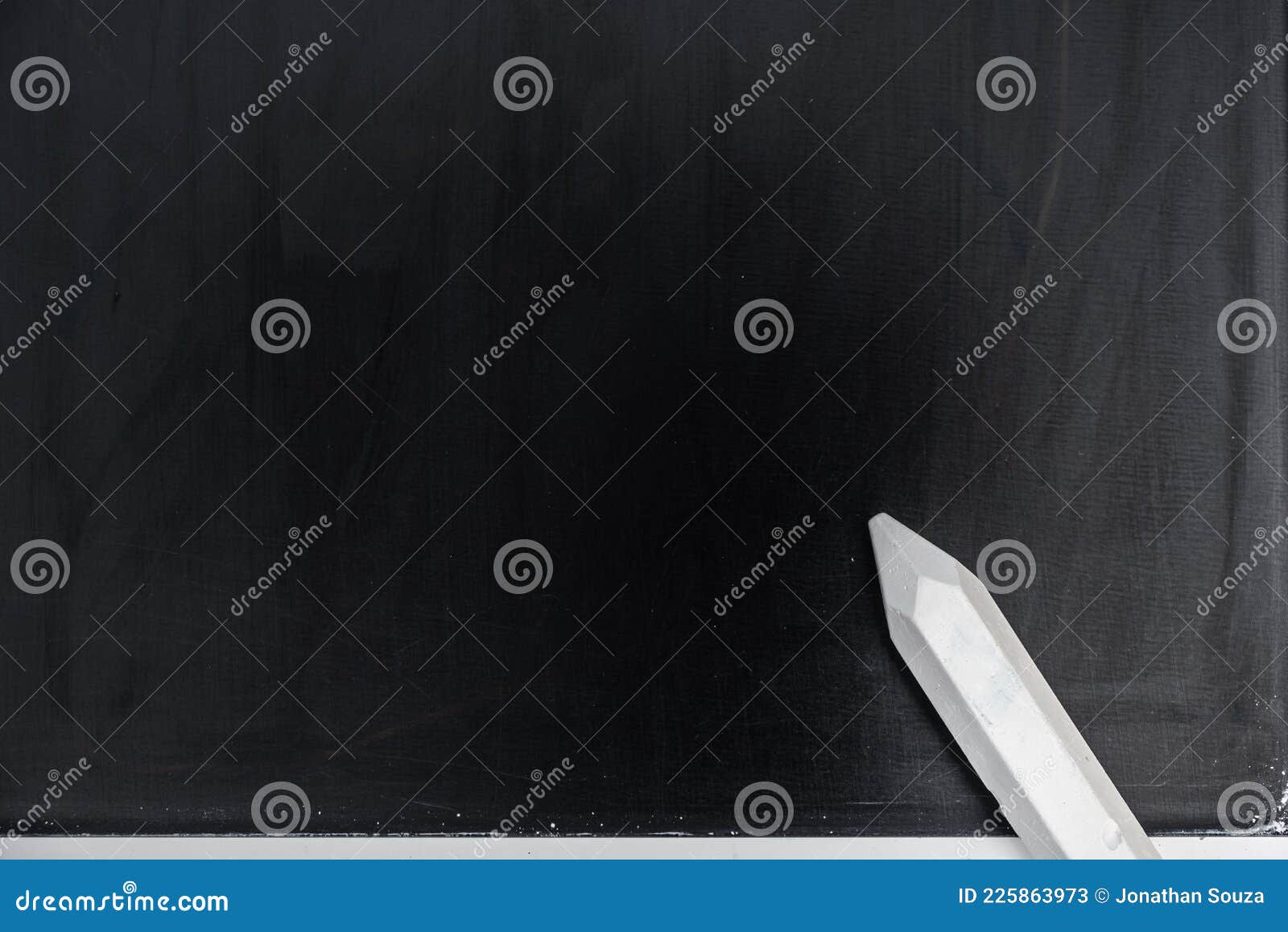 Black and White Image of Chalk on Blackboard Stock Image - Image of ...