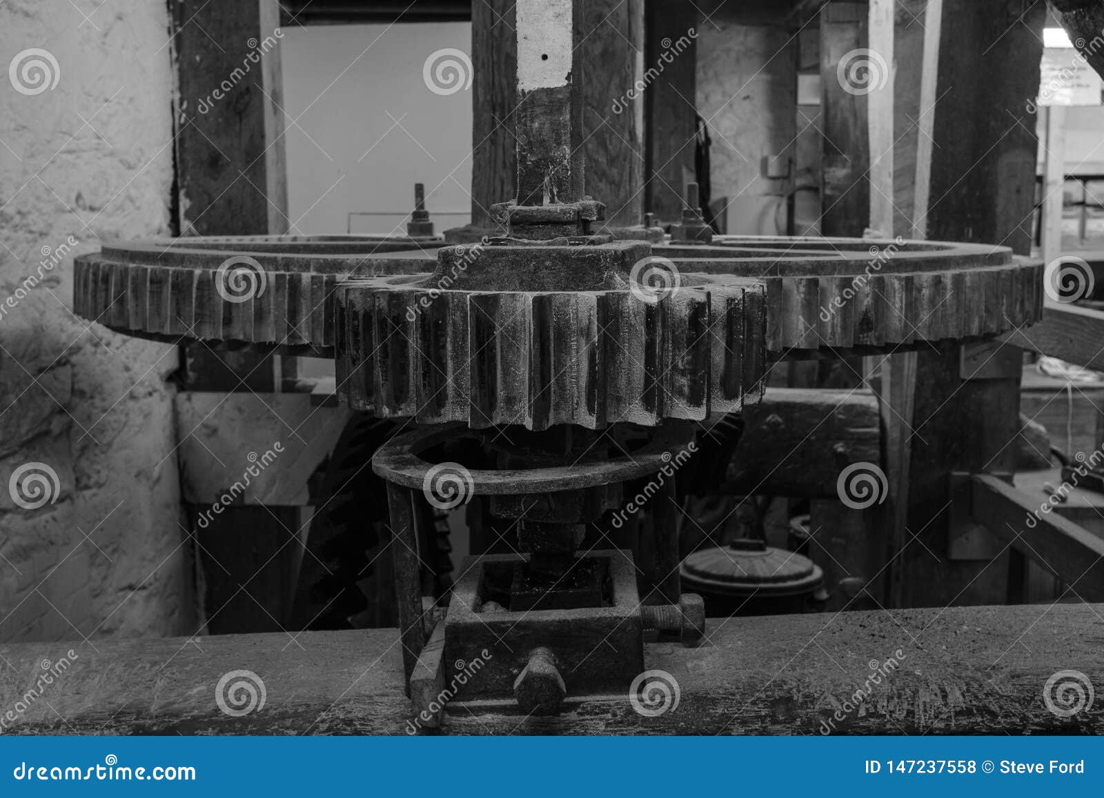 Image Of A Watermill Using The Power Of Water For Heavy Grinding ...