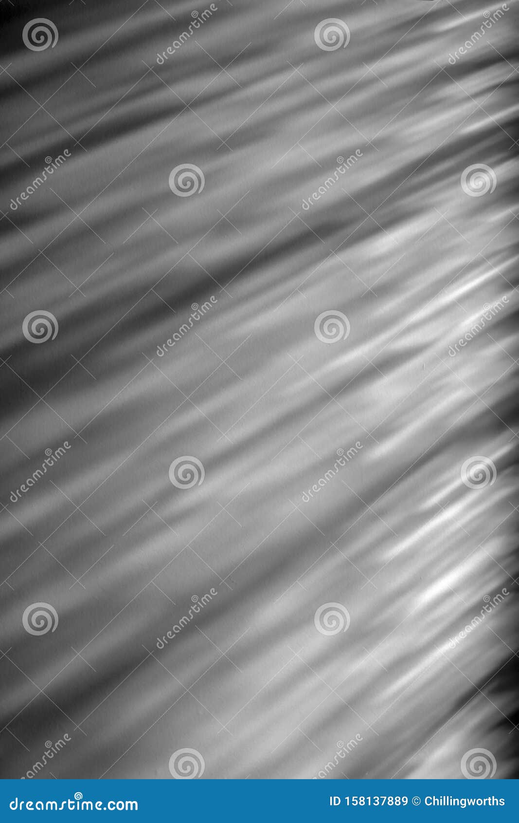 Black and White Image of Light Reflected on a Wall Stock Image - Image ...