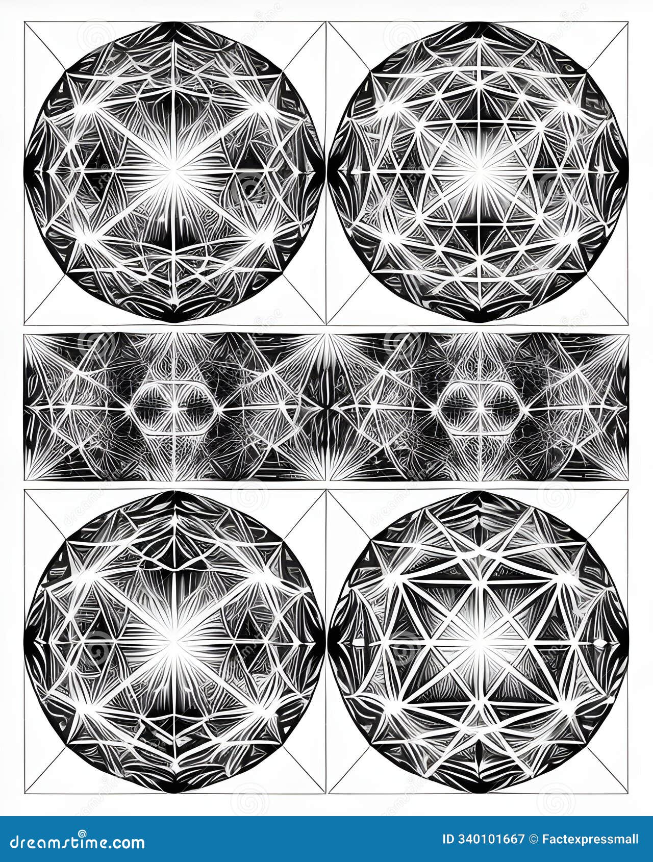 A Black and White Image of a Sphere with the Words the Word on it Stock ...