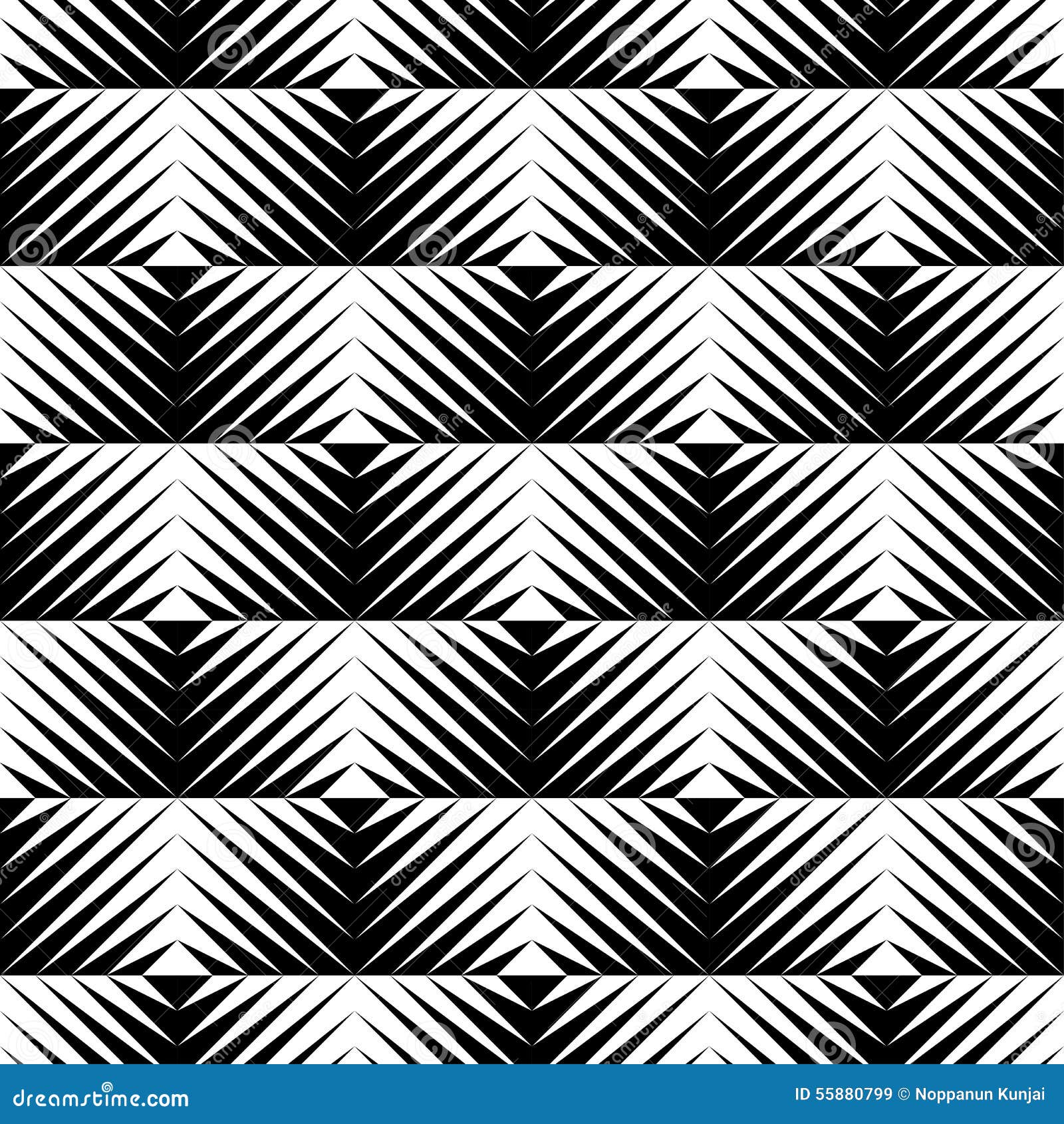 Black and White Jagged Edge Seamless Pattern Stock Vector ...
