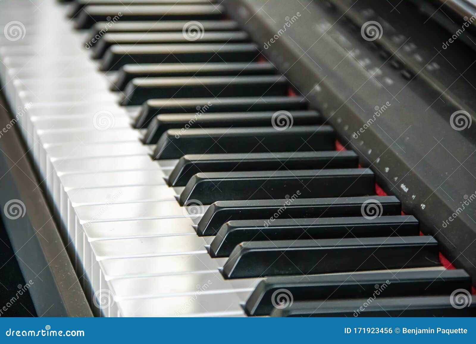 Black and White Keys of a Keyboard Stock Photo - Image of classic ...