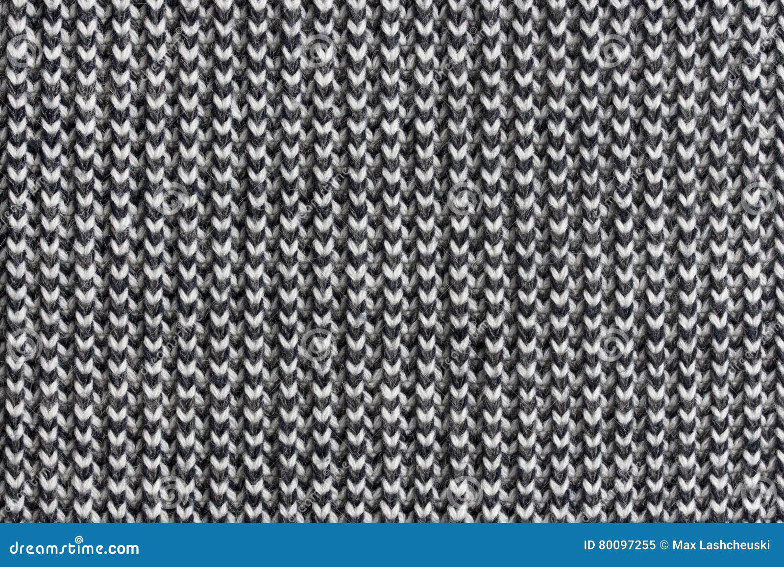 Black and White Knitted Wool Texture Stock Image - Image of black, soft ...