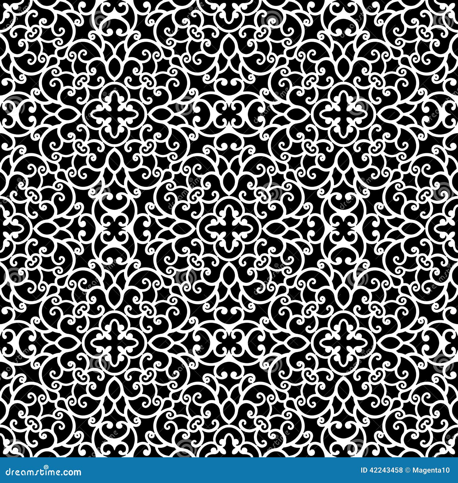 Black Lace Texture Seamless