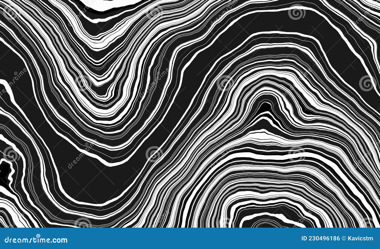Black and White Layer. Geological Structure. Rock Folding Stock ...